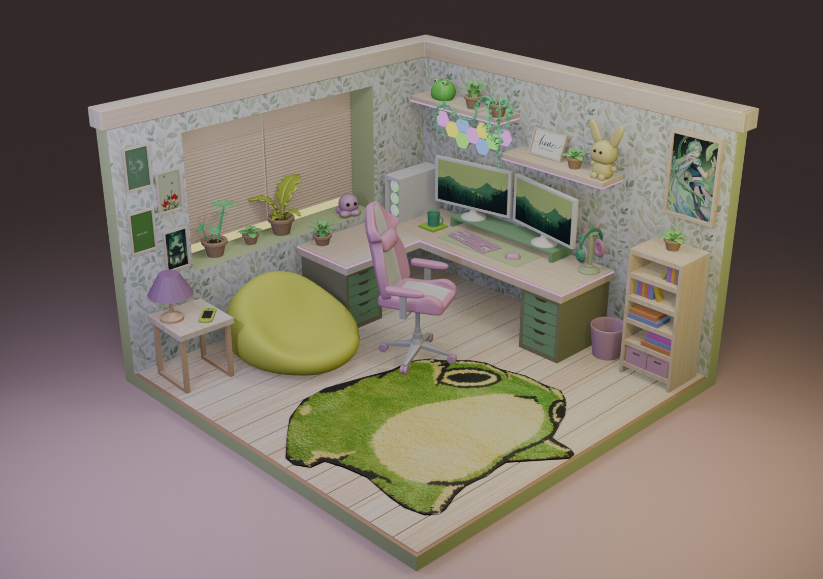 ArtStation - Gamer room
