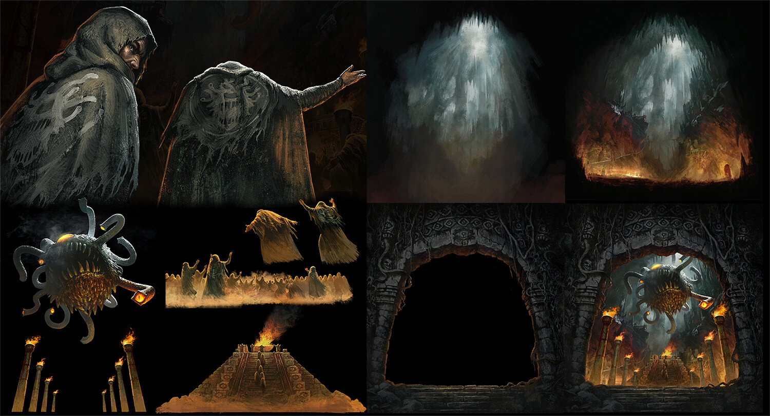 Zsofia Dankova - BEHÖLDER - In The Temple Of The Tyrant (cover design)