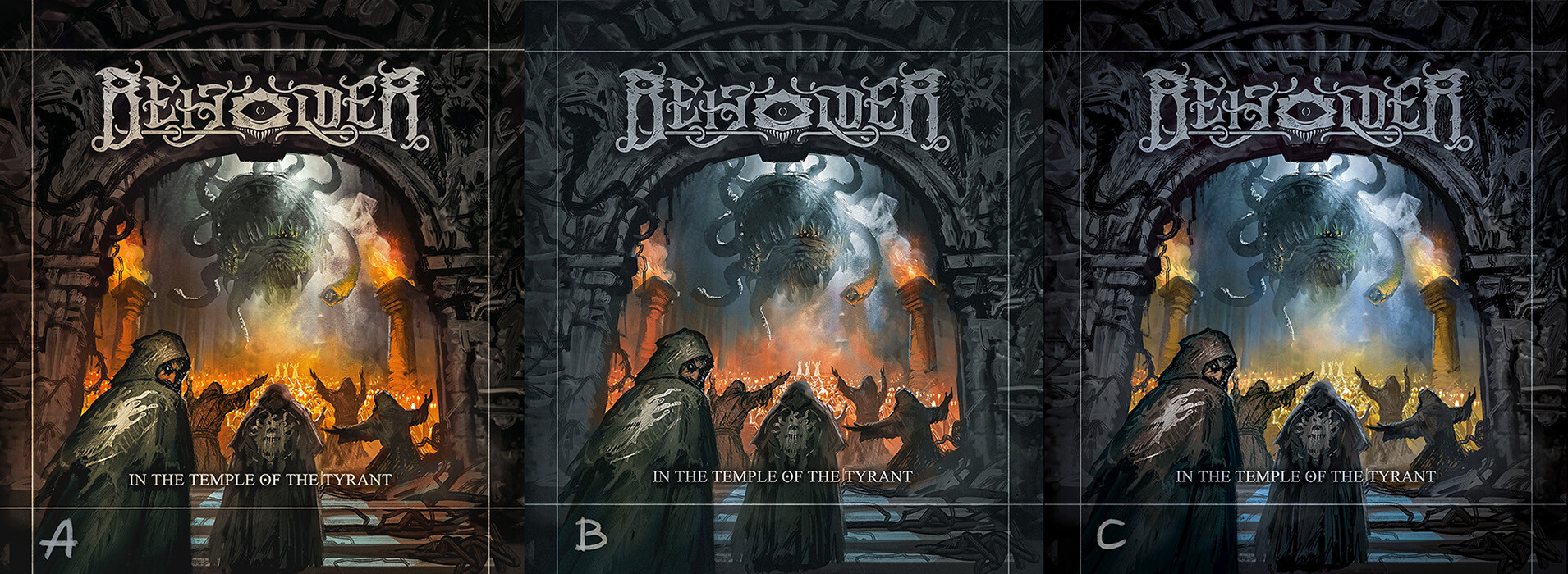 Zsofia Dankova - BEHÖLDER - In The Temple Of The Tyrant (cover design)