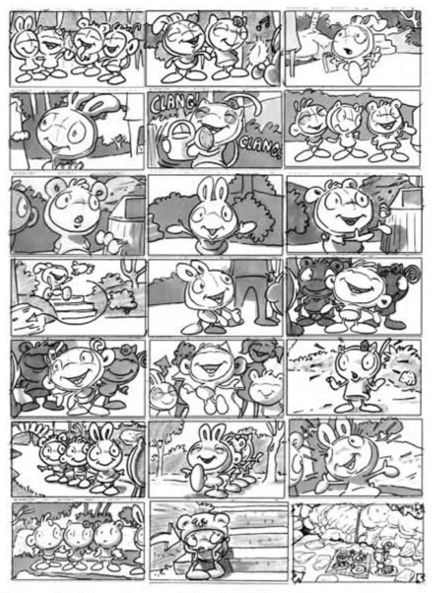 Gerald Fitzgerald - Early Career Storyboards