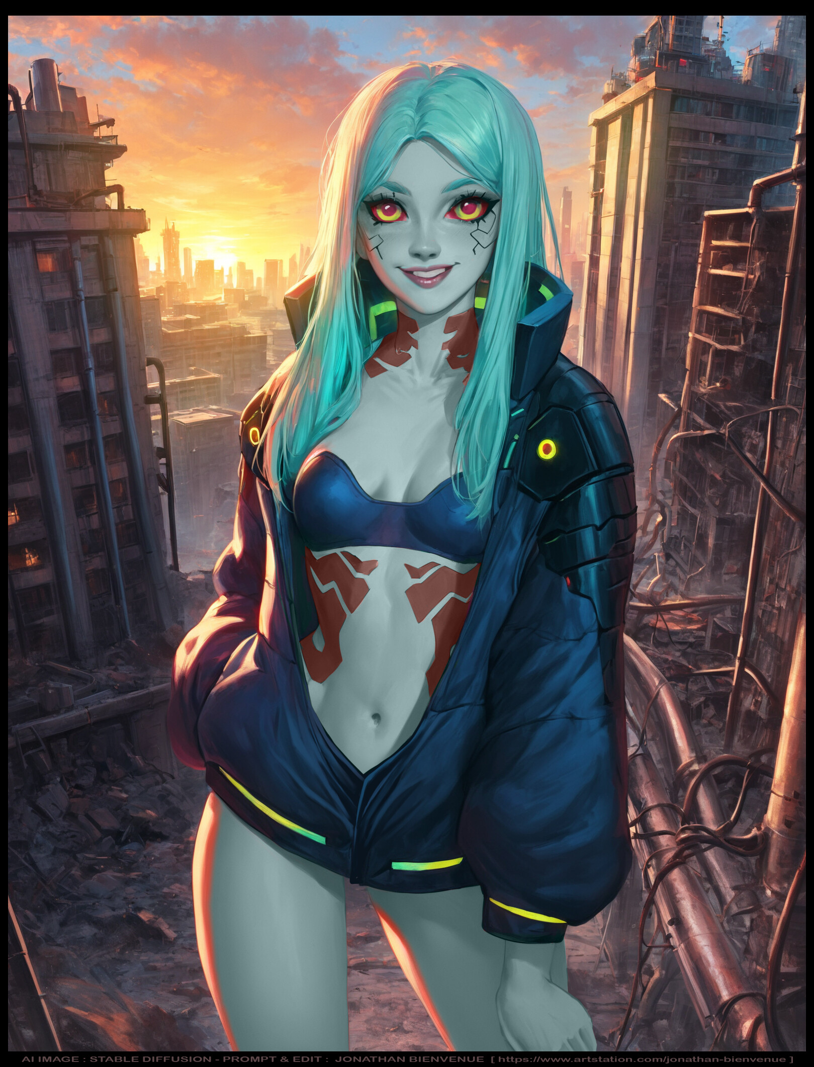 ArtStation - REBECCA - SEXY SUNSET