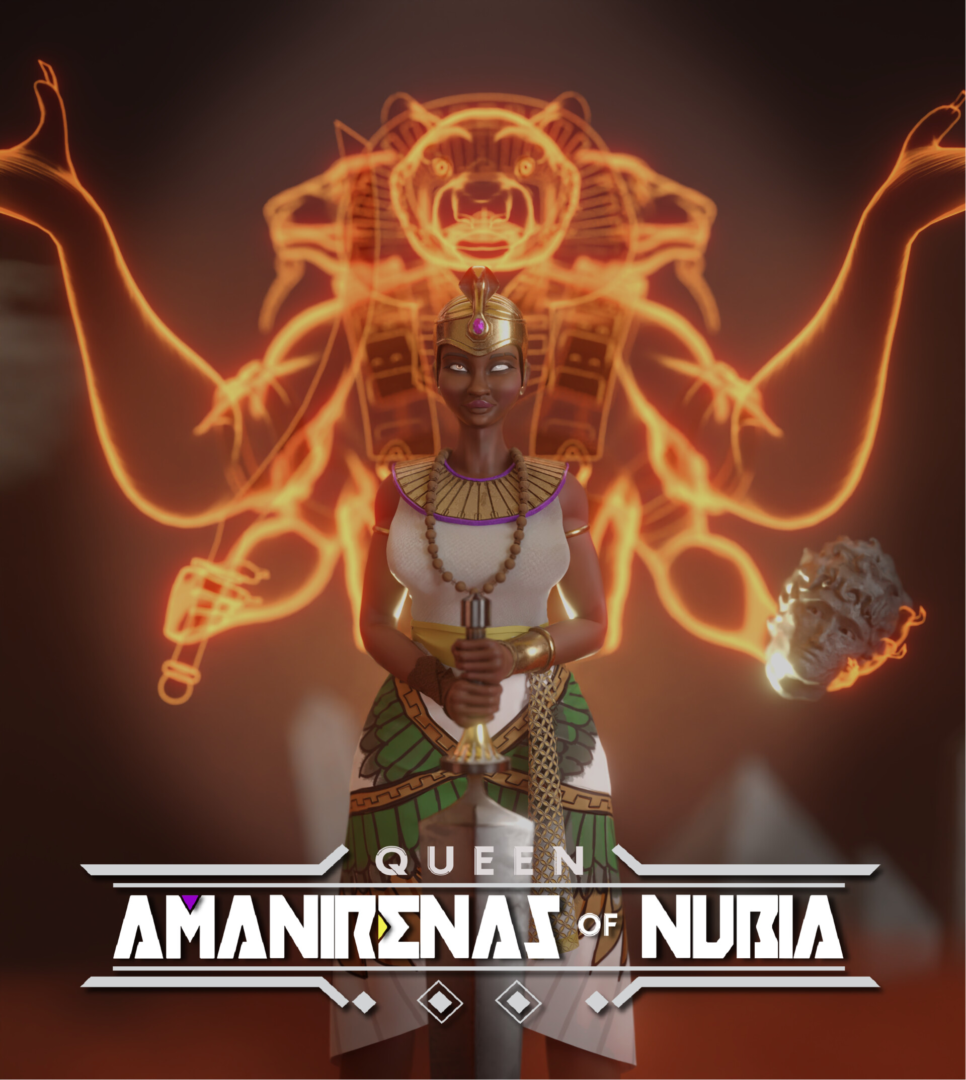 ArtStation - QUEEN AMANIRENAS 3D