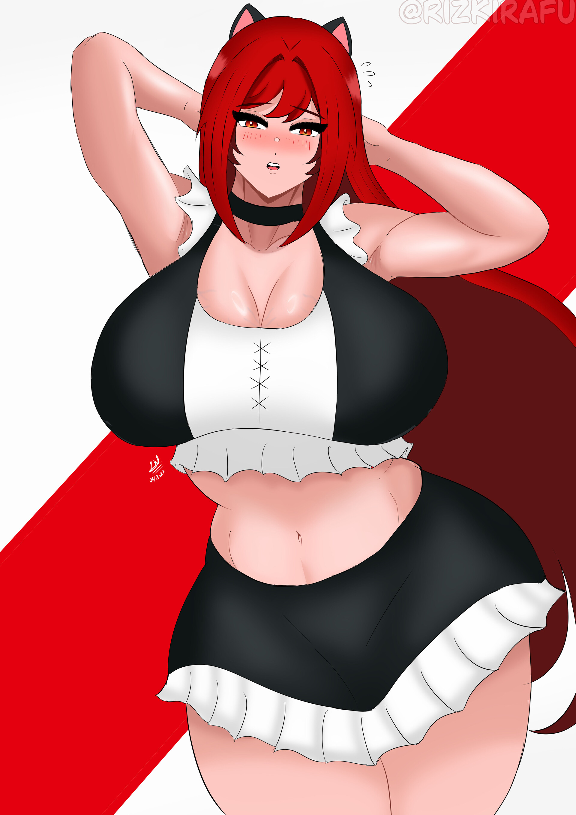 ArtStation - Rapi: Red Maid