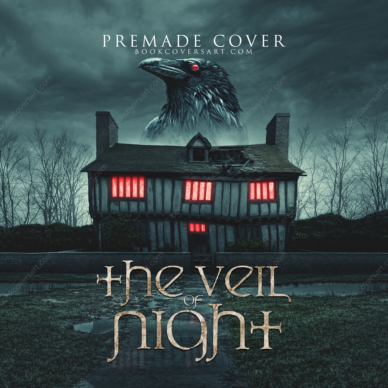 ArtStation - The Veil of Night - Gothic Horror Book Cover