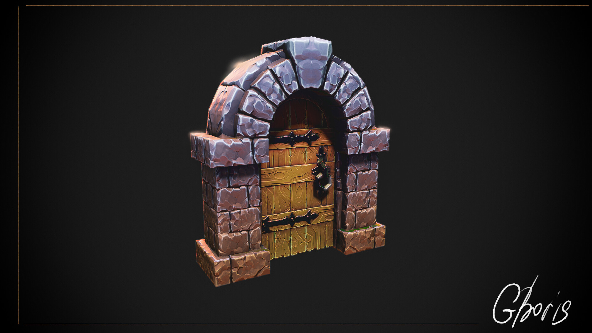 ArtStation - Stylized Door