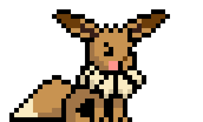 eevee sprite grid