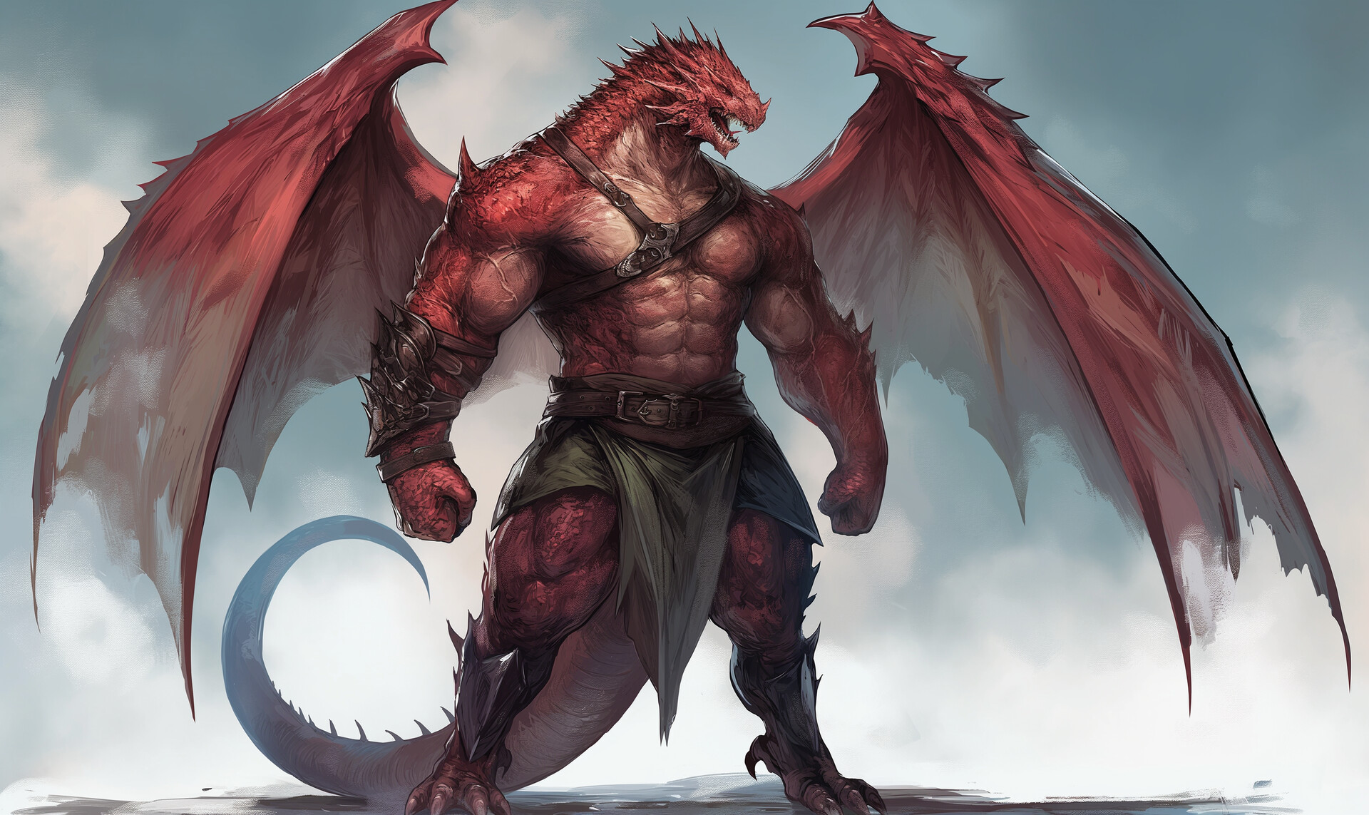 ArtStation - Red dragon