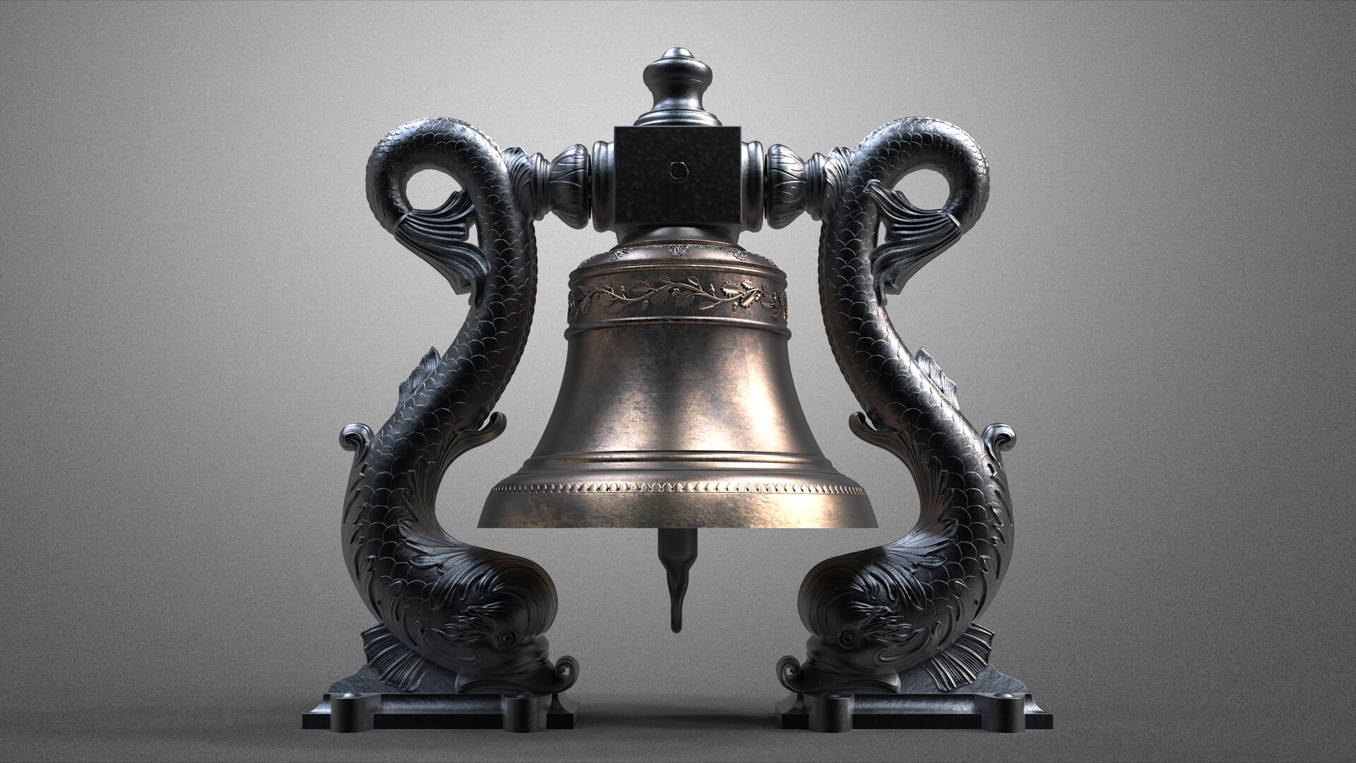 ArtStation - The quarter bell (textured)
