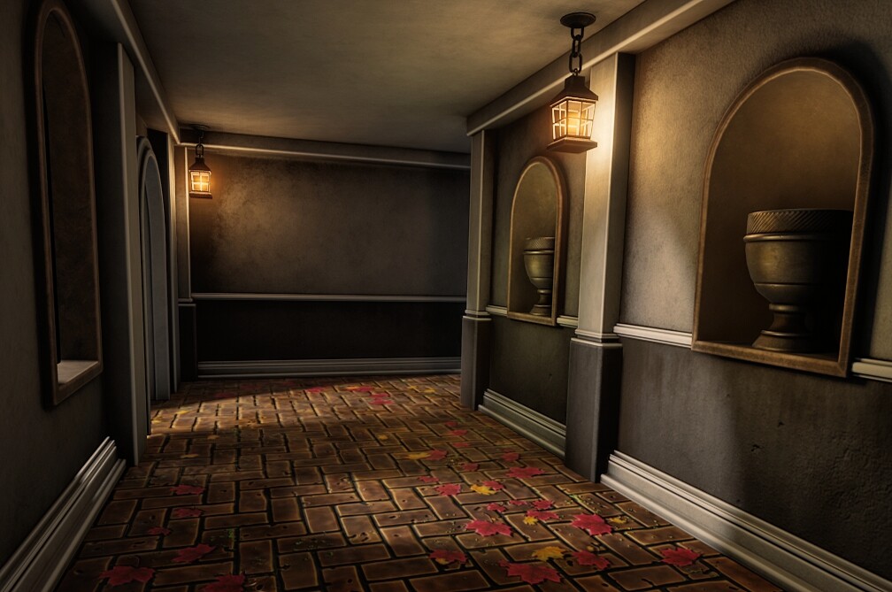ArtStation - UNCHARTED HALLWAY