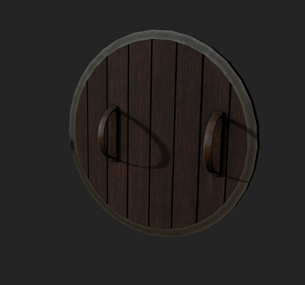 ArtStation - Wooden Shield