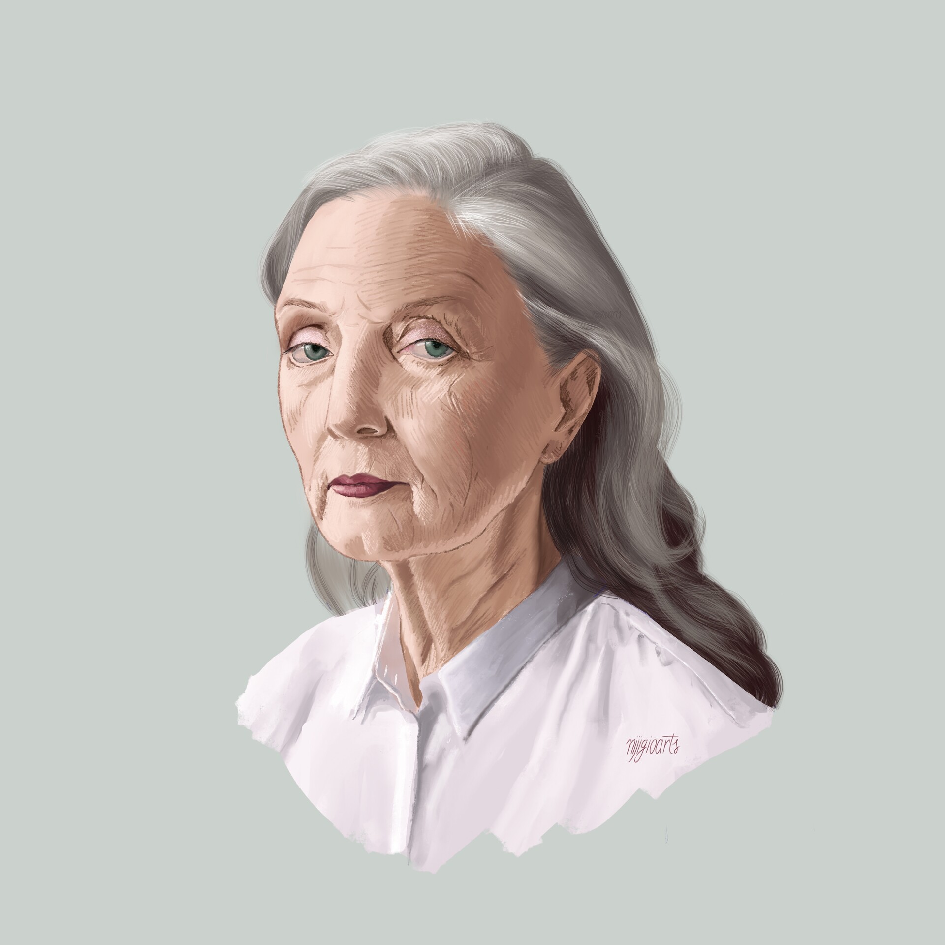 ArtStation - Exercise with mature skin