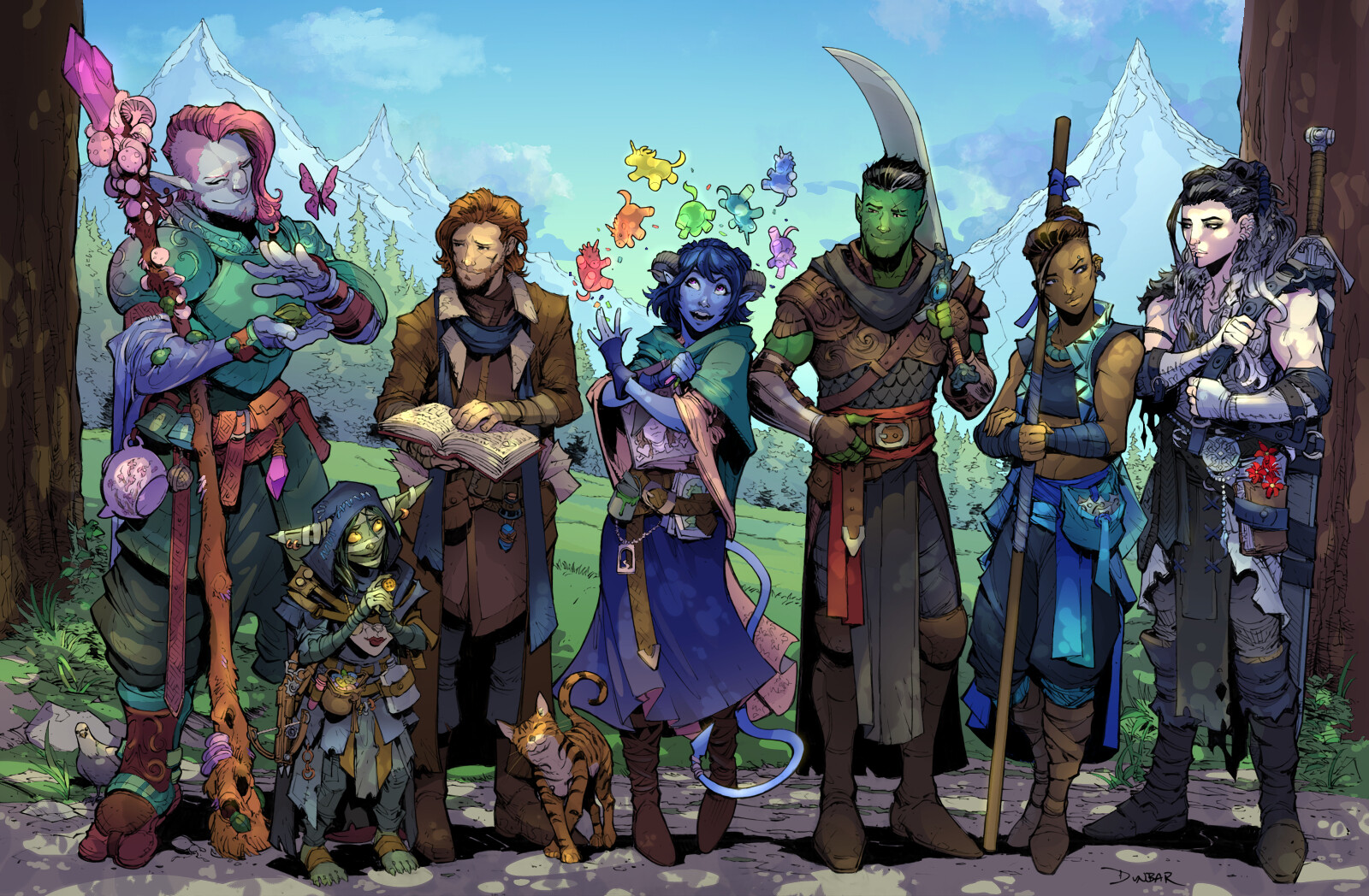 ArtStation - Mighty Nein (colors)