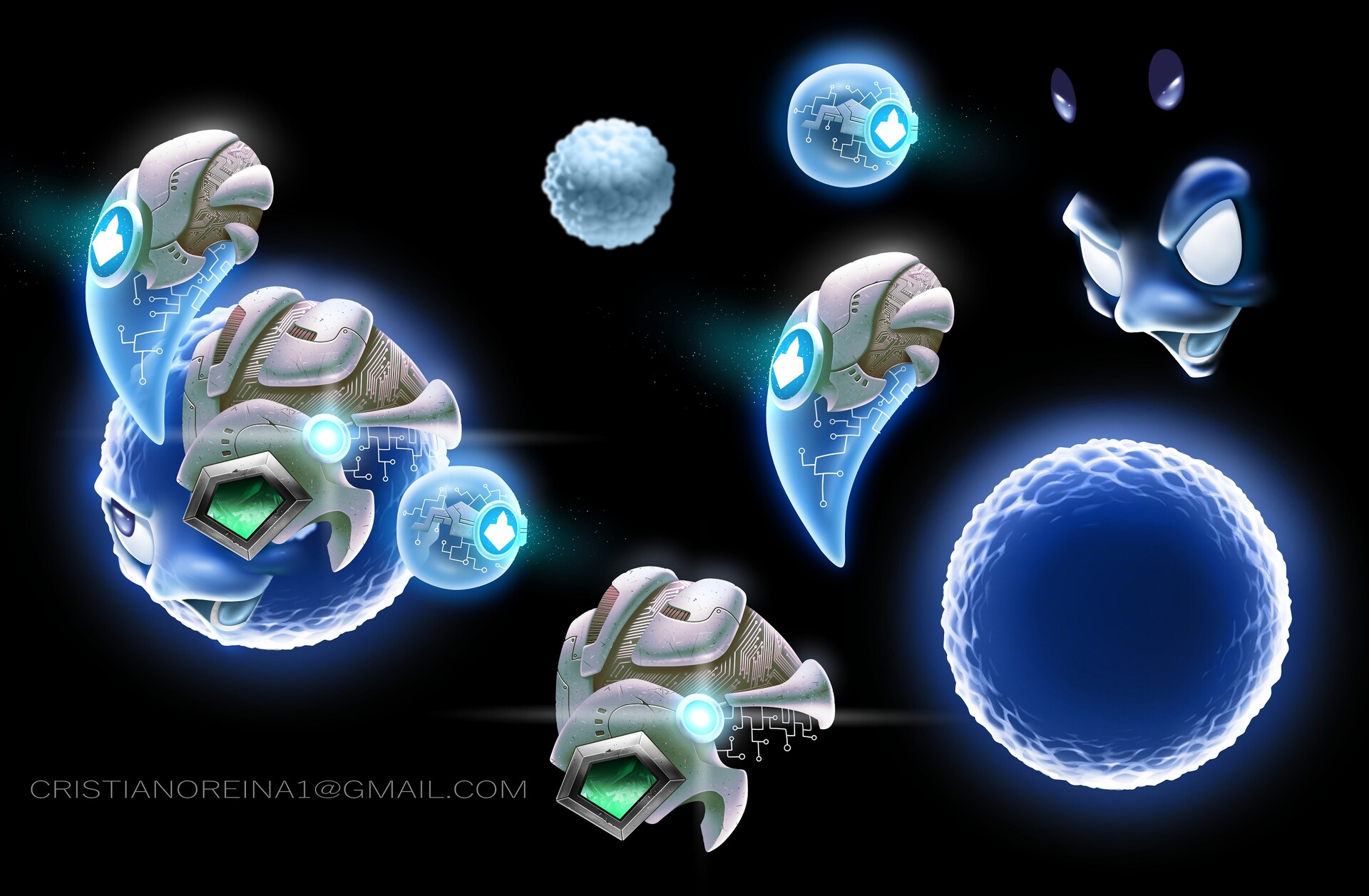 ArtStation - Ghost cell - items