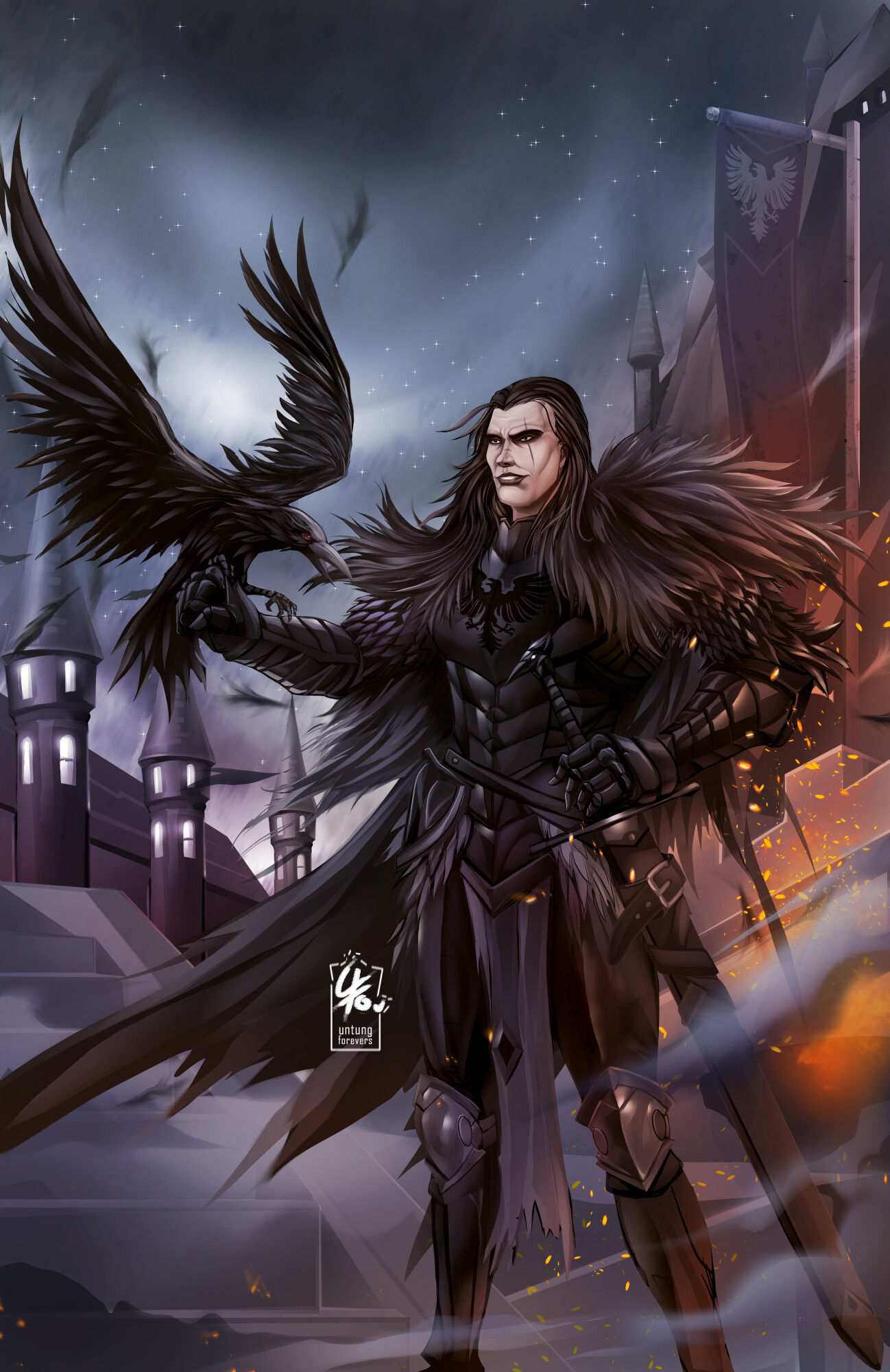ArtStation - Raven knight