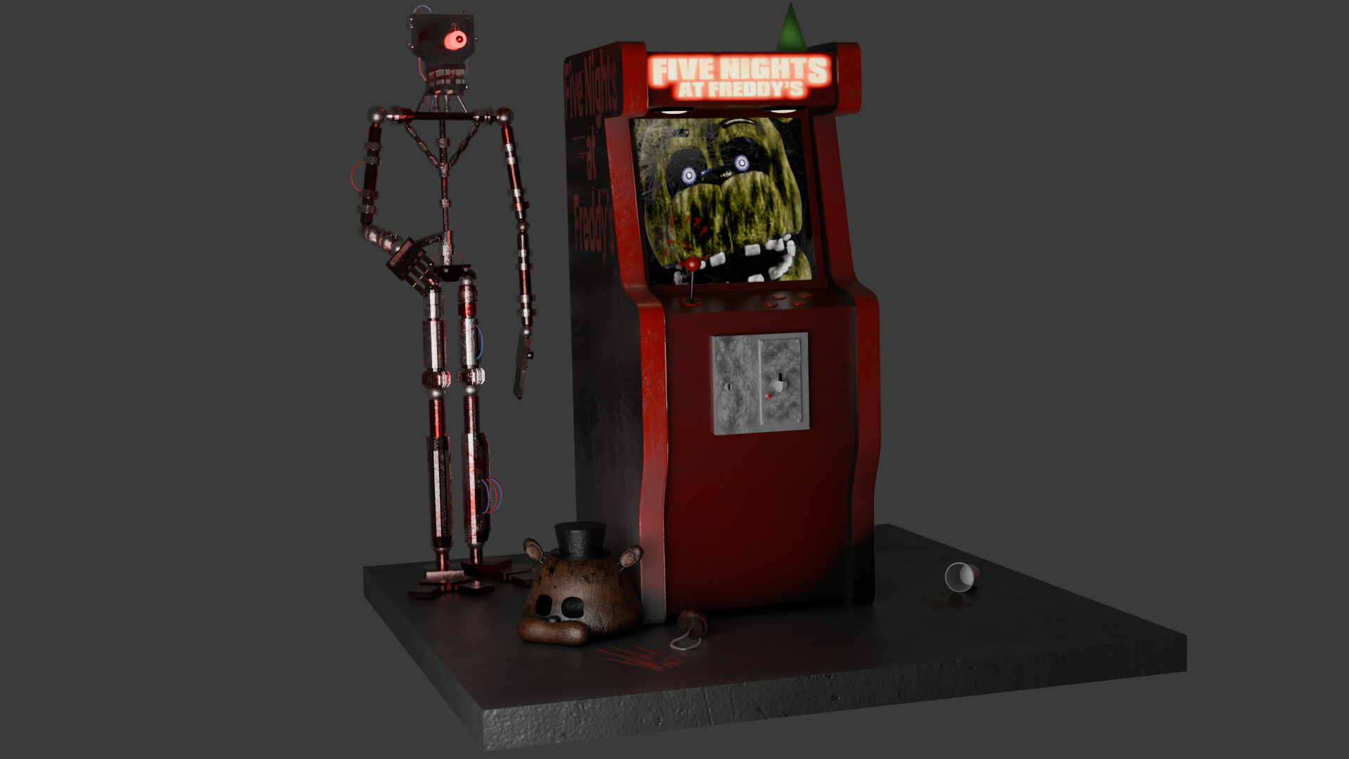 ArtStation - FNAF Arcade