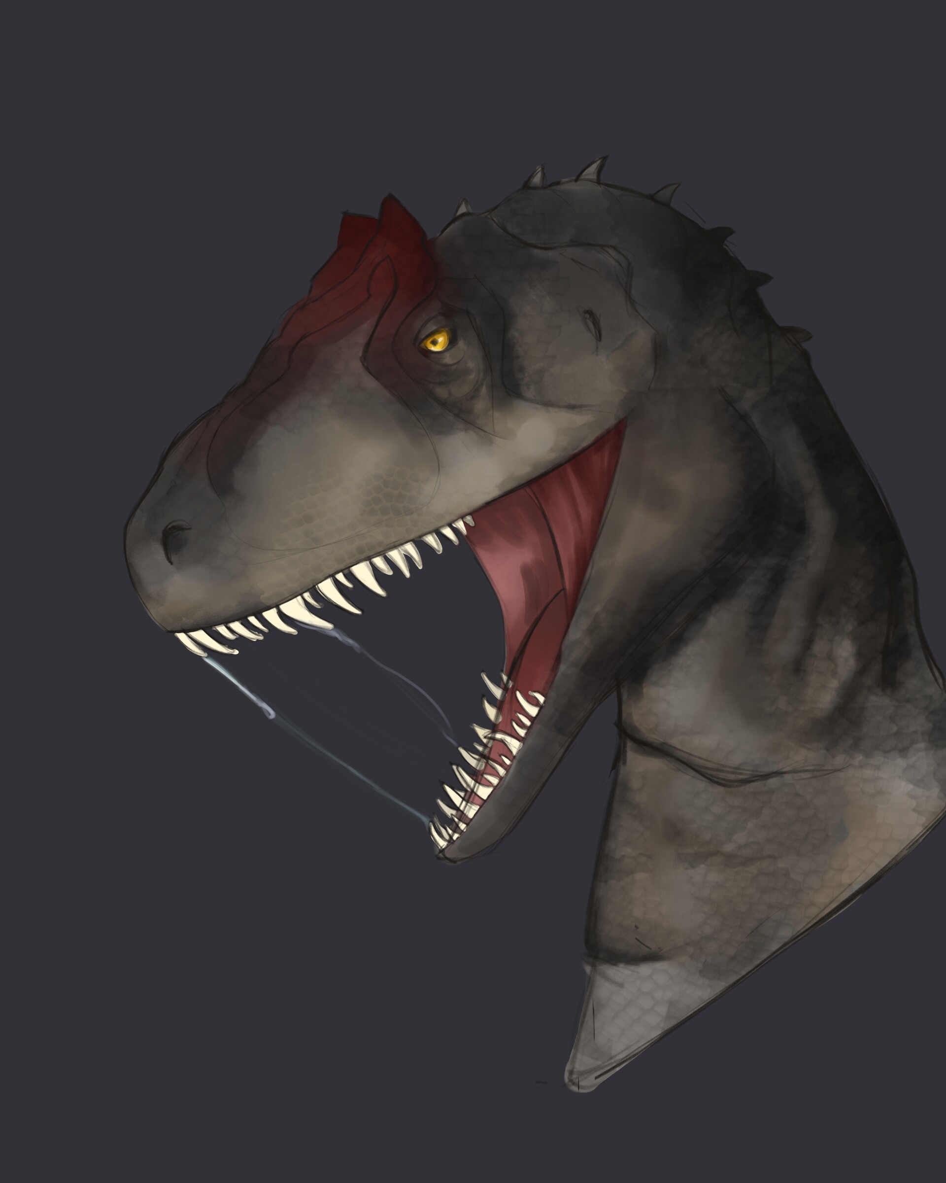ArtStation - Hungry Allosaurus