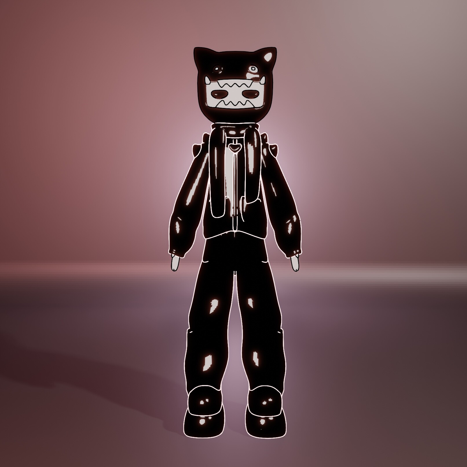 ArtStation - black and white character design