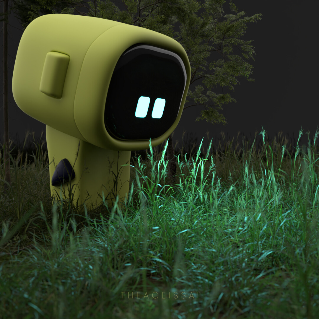 ArtStation - Mini Robot's Journey Through Nature’s