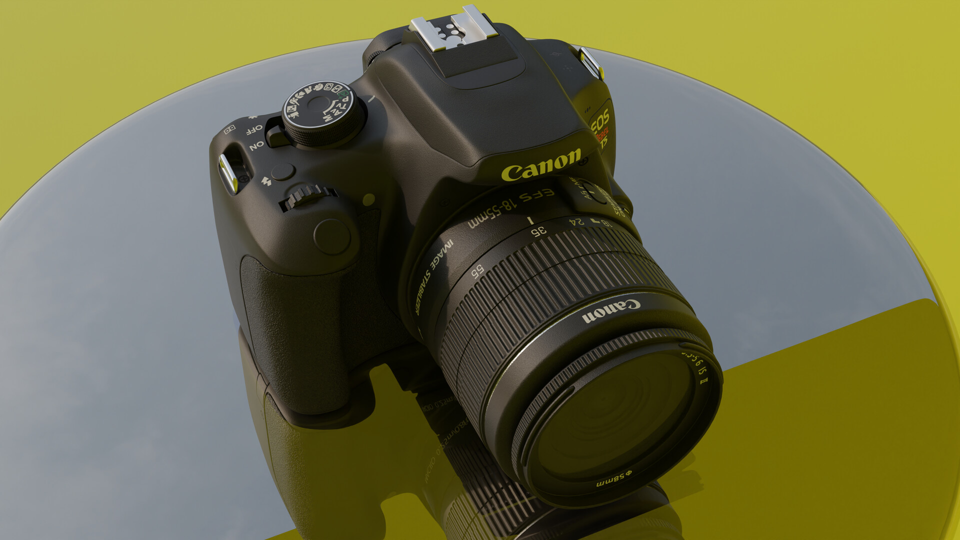 ArtStation - CANON CAMERA 3D MODEL