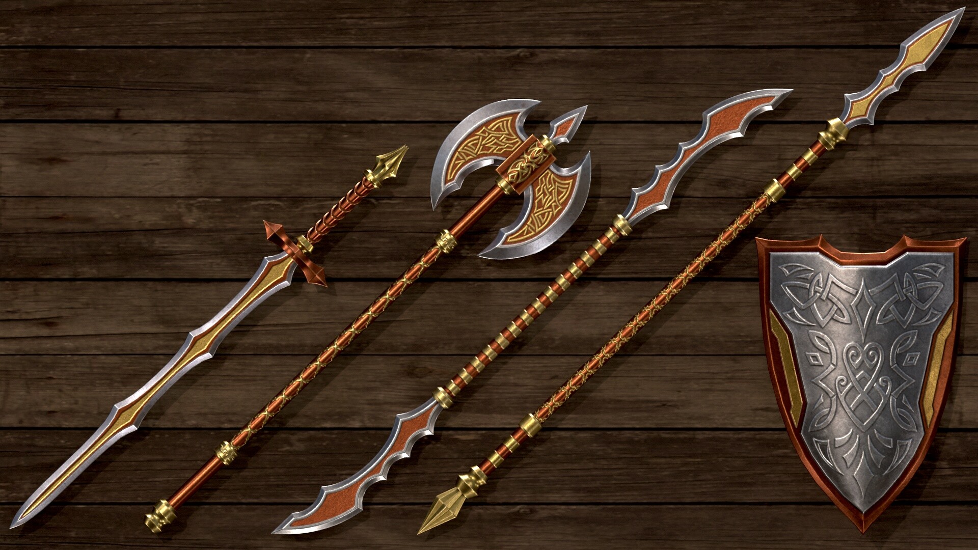 Iryna Nikitina - Viking Weapons Pack