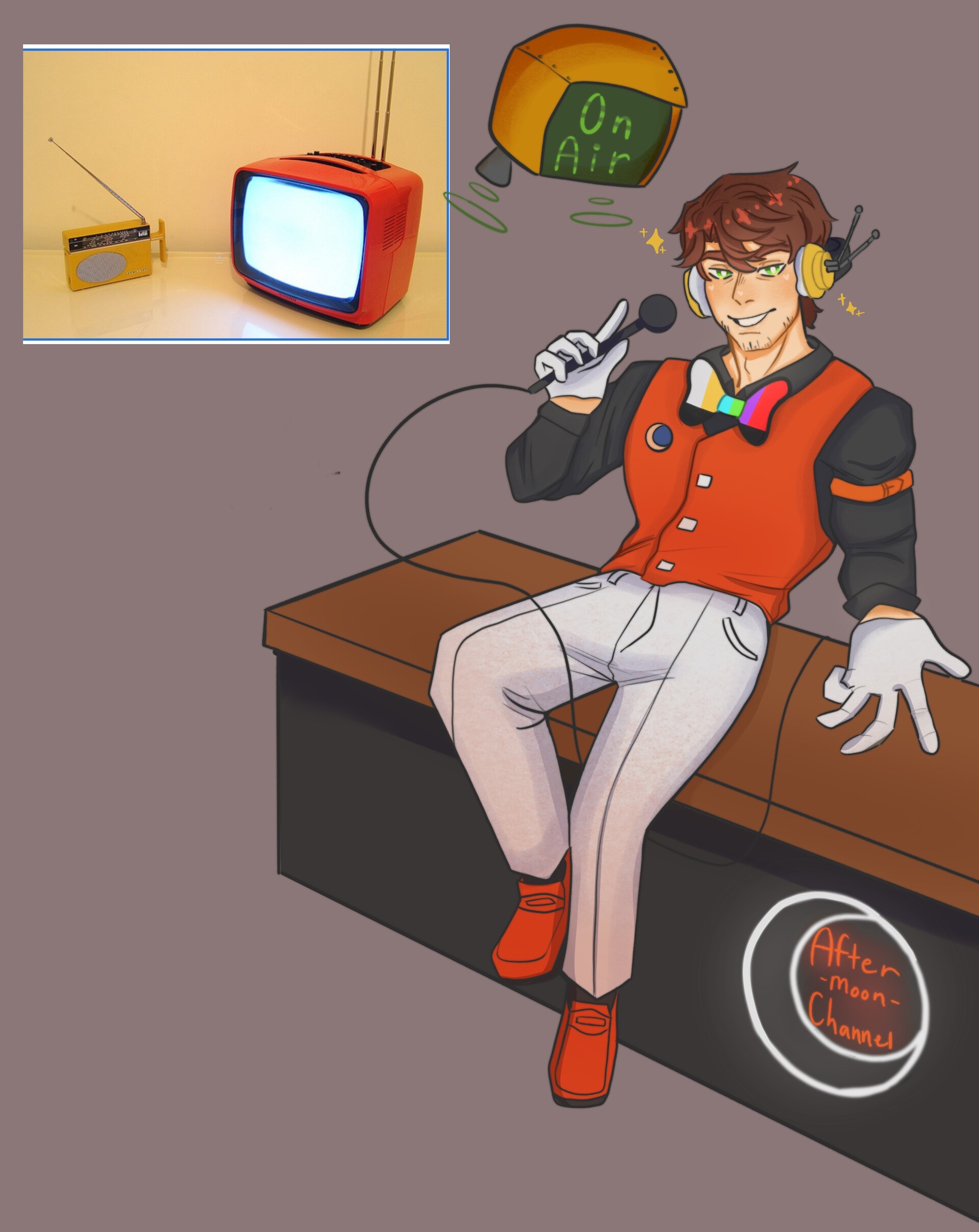 ArtStation - Object character: Tv show host