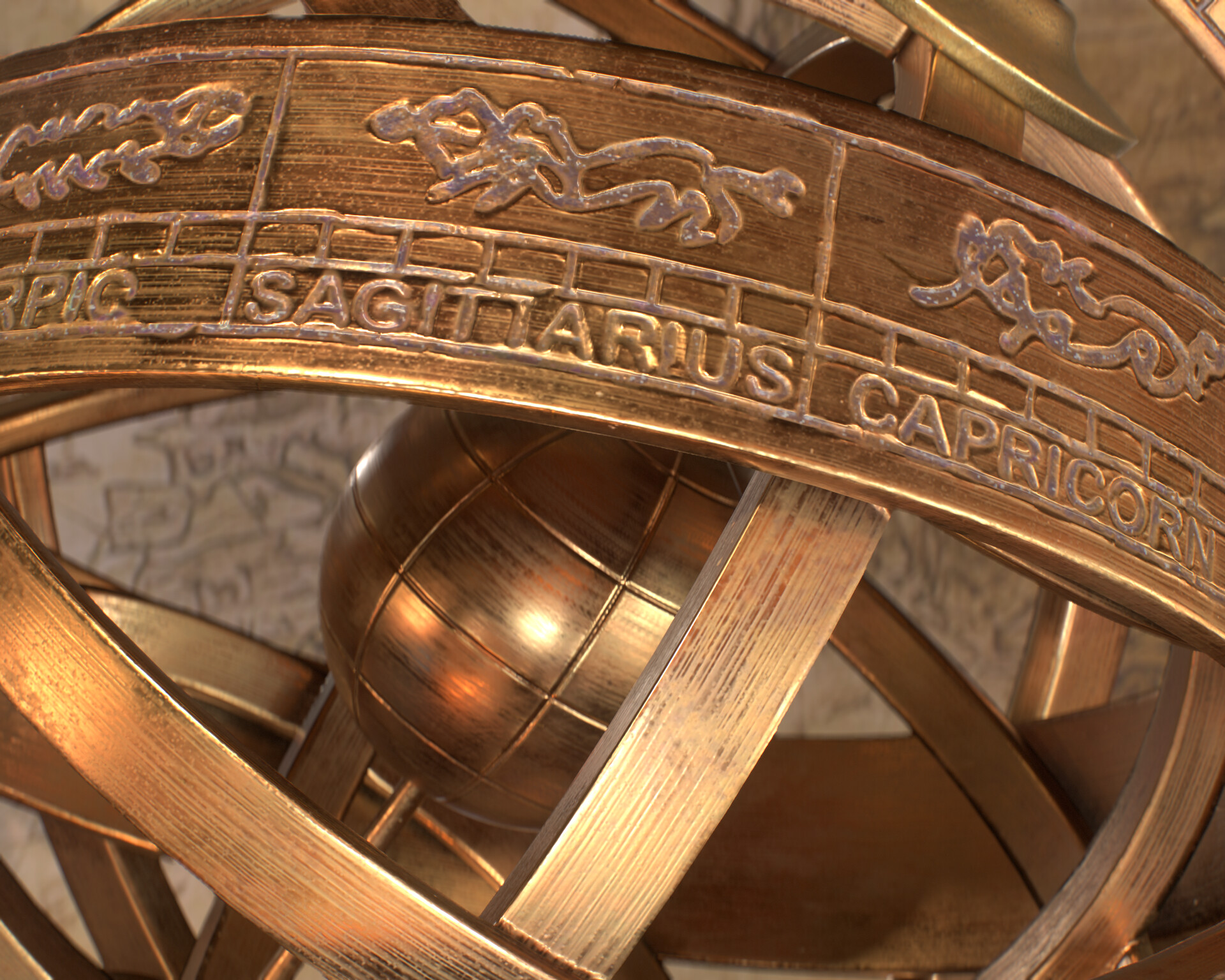 ArtStation - Armillary sphere