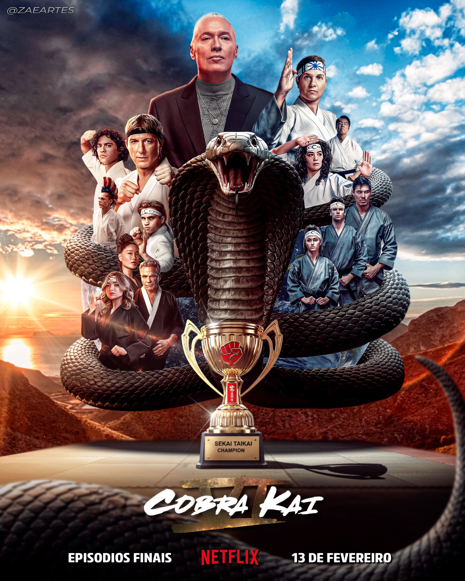 ArtStation - Poster Cobra Kai season finale
