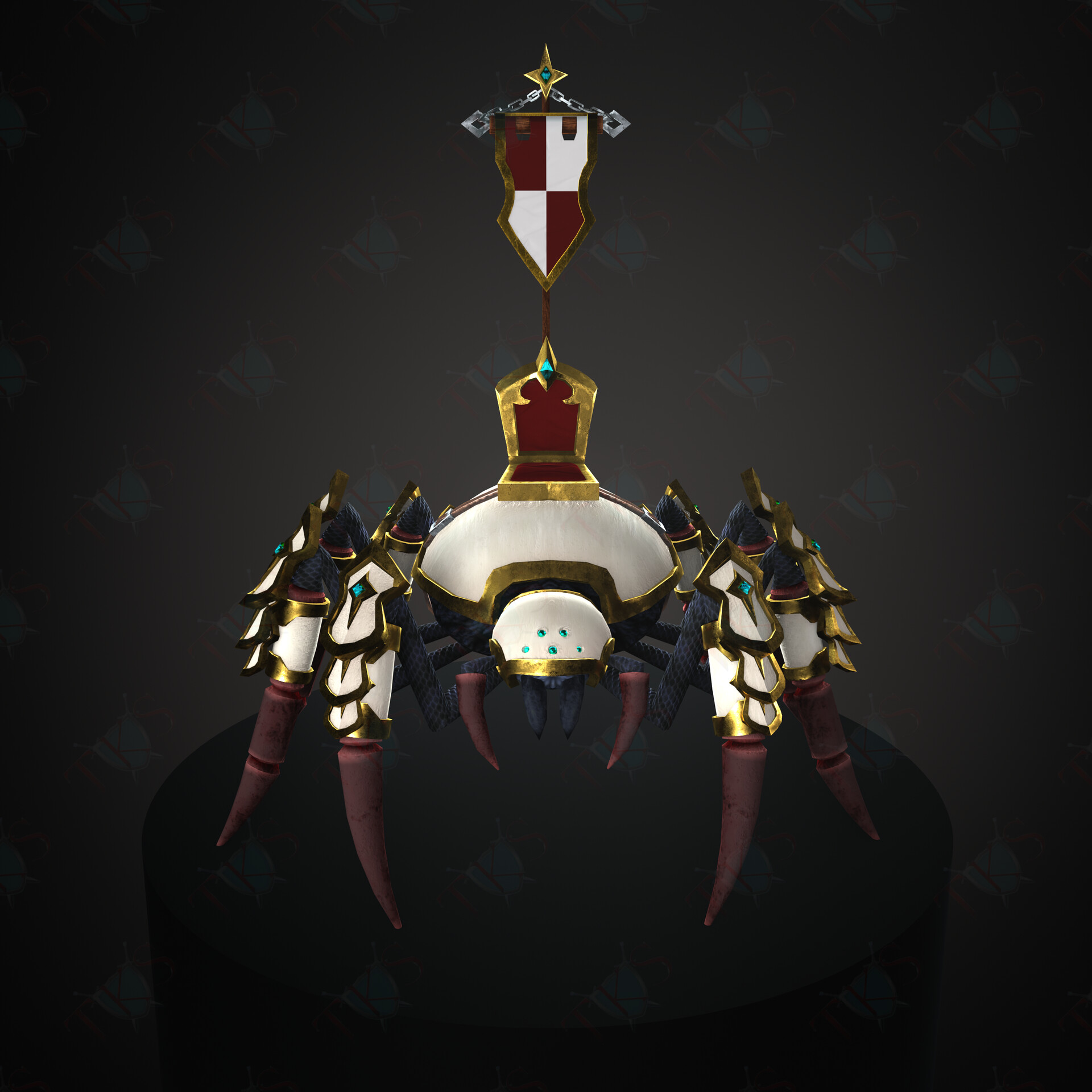 Ali Akber - Crystal Goliath Horseeater mount (FanArt) (Albion Online)