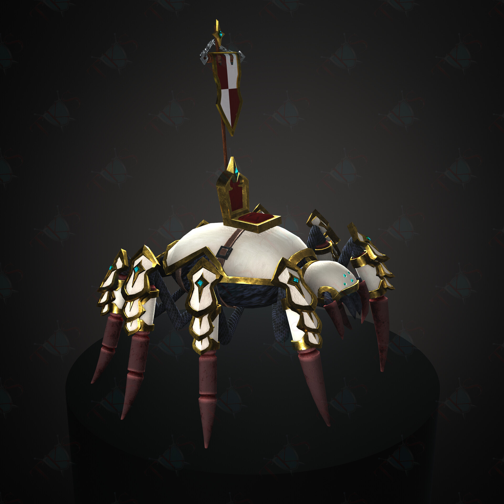 Ali Akber - Crystal Goliath Horseeater mount (FanArt) (Albion Online)