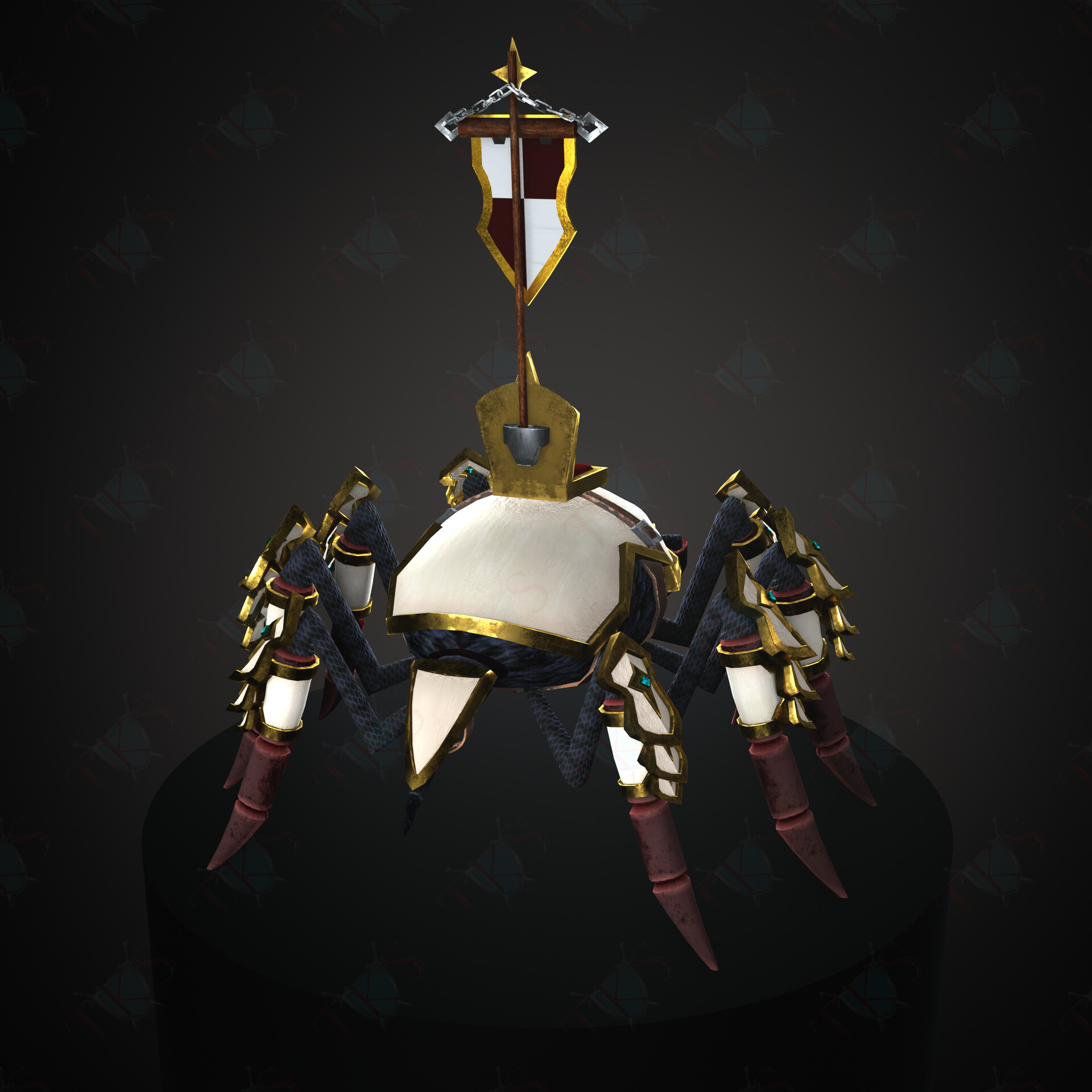 Ali Akber - Crystal Goliath Horseeater mount (FanArt) (Albion Online)