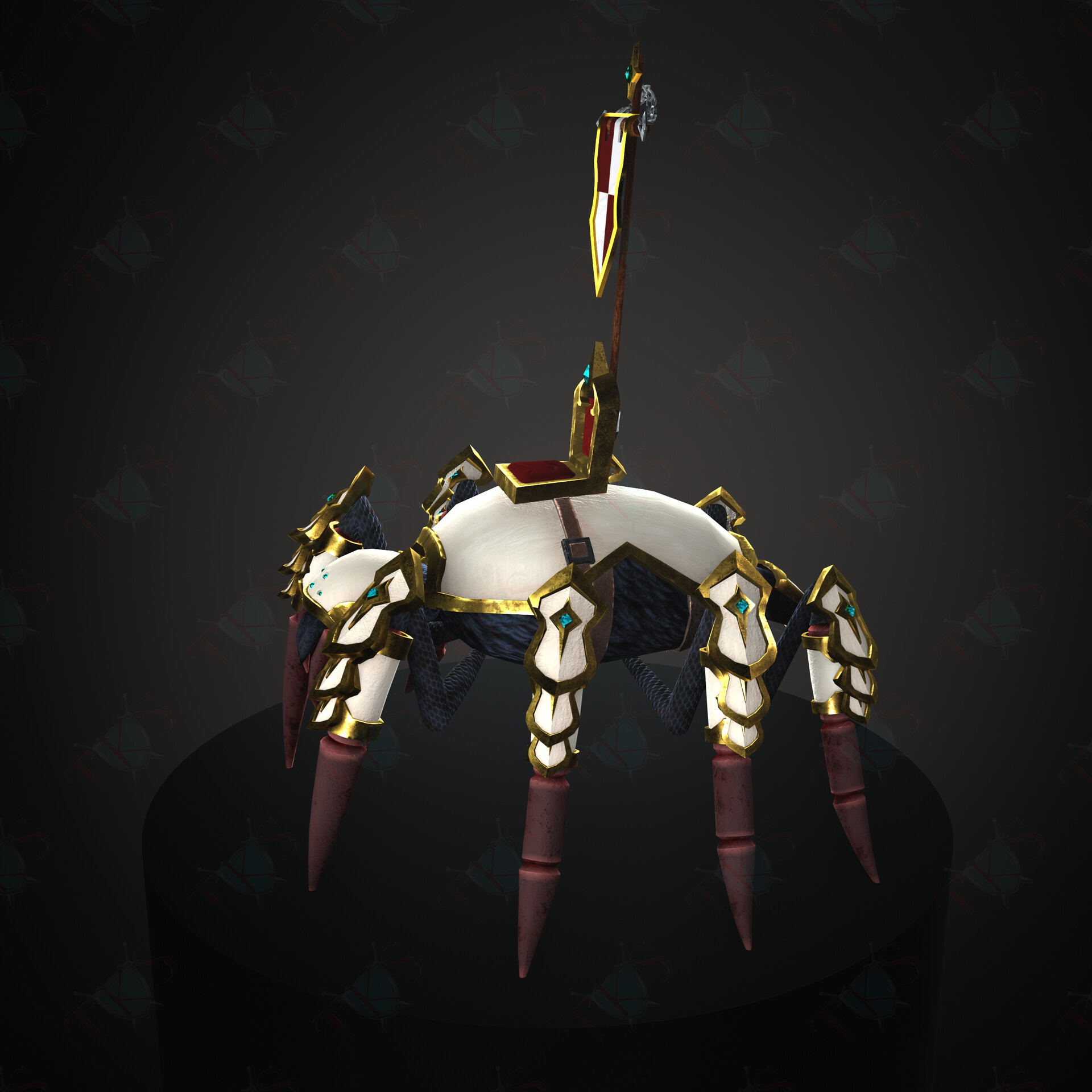 Ali Akber - Crystal Goliath Horseeater mount (FanArt) (Albion Online)