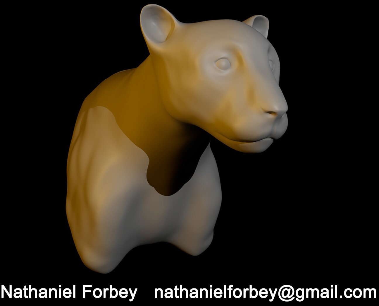 ArtStation - Cheetah Bust