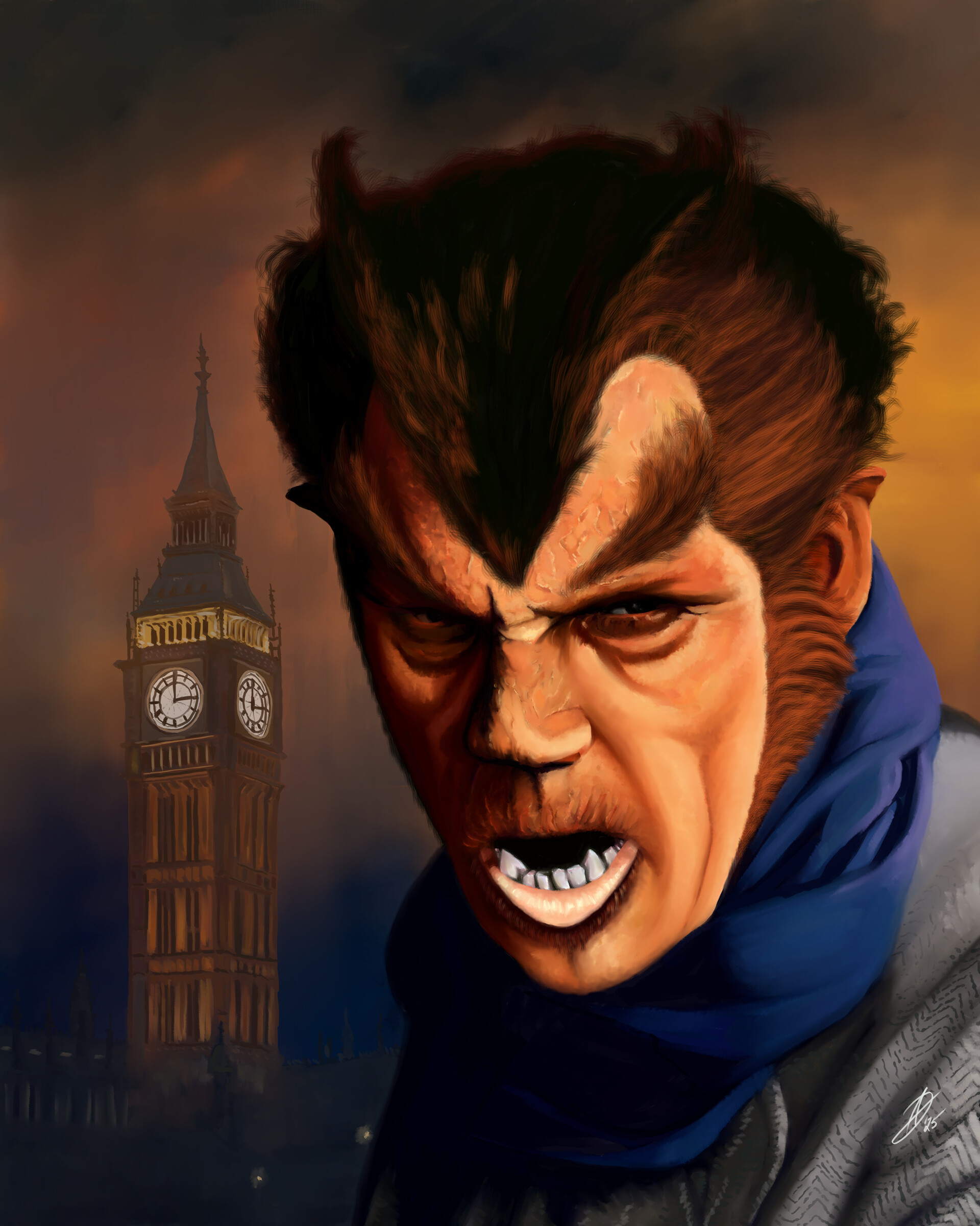 ArtStation - Werewolf of London