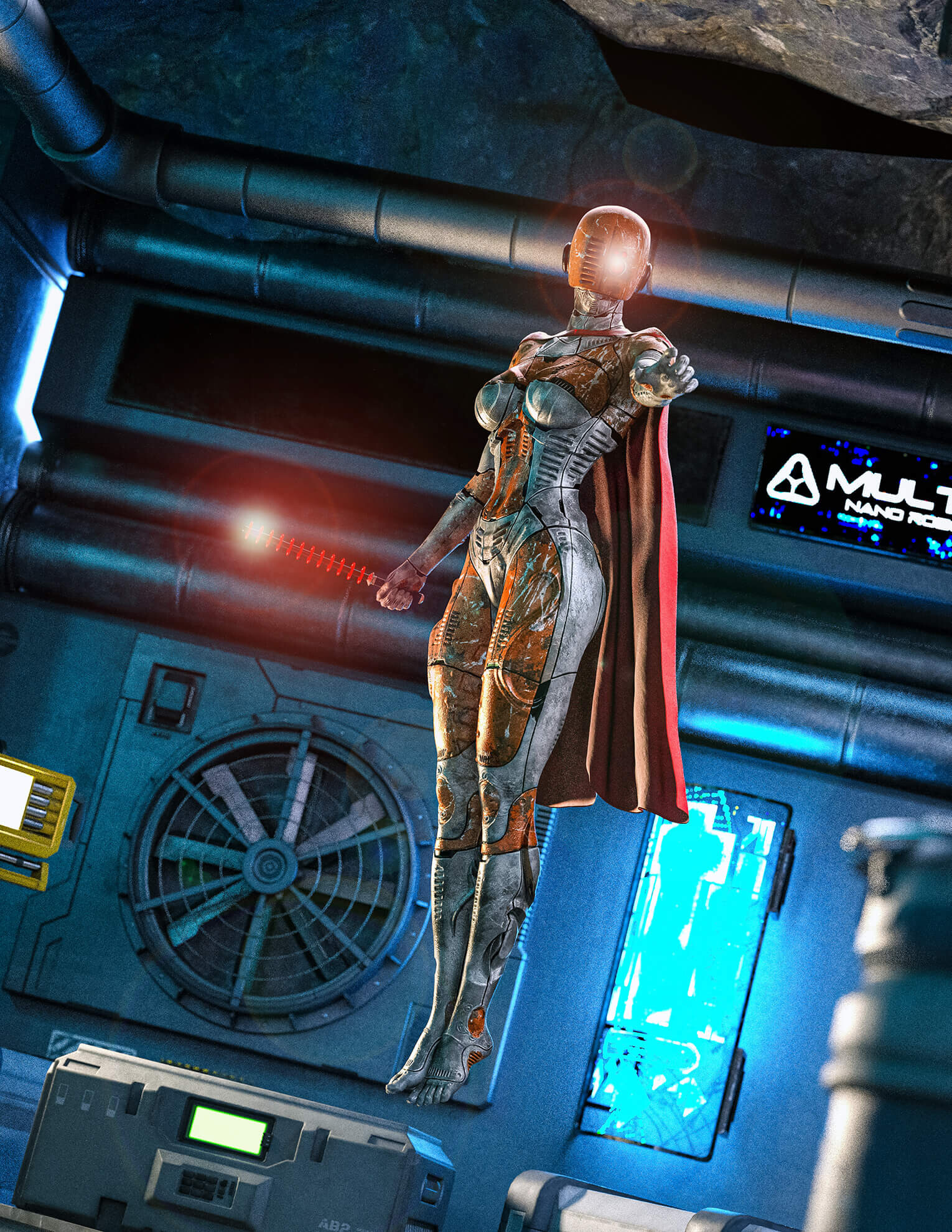 ArtStation - Crimson Sentinel