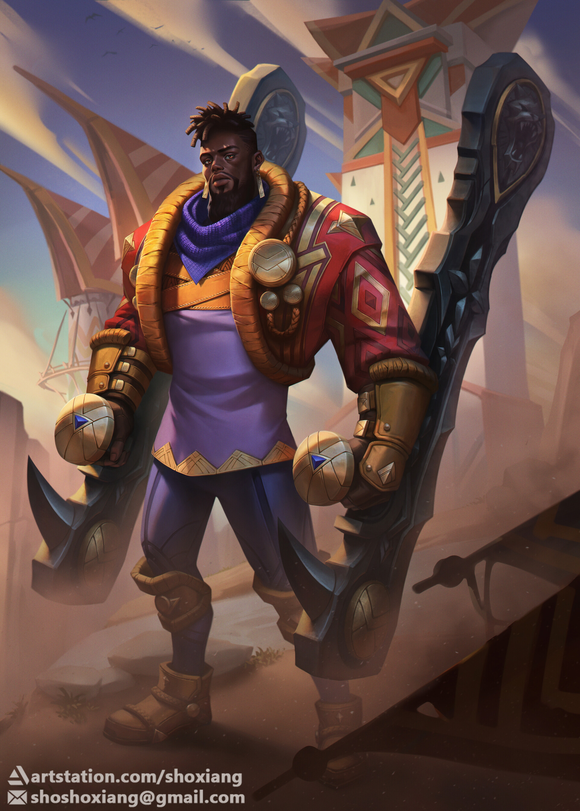 ArtStation - League of Legends K'Sante Fanart - The Graduation works of ...