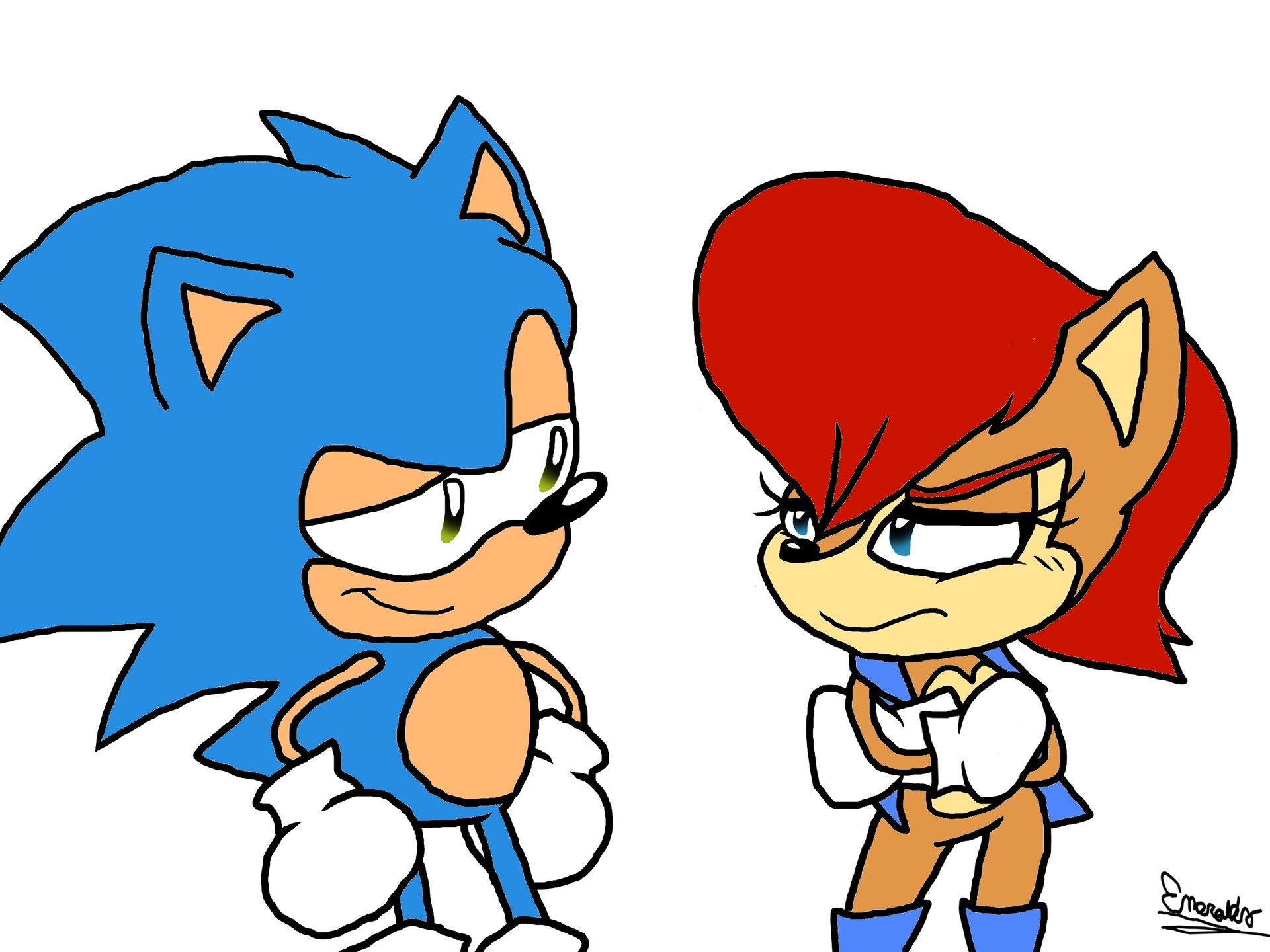 sonic and sally deviantart