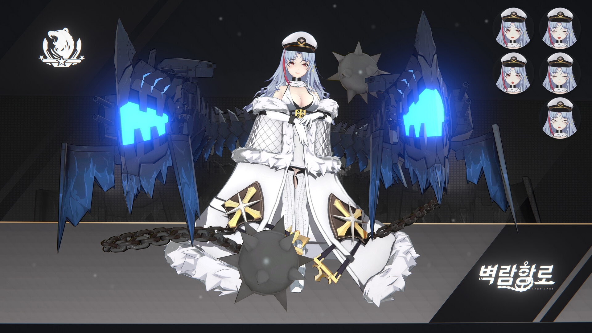 ehmoji - Azur Lane Cartoon Style Tallinn 3D Character Modeling