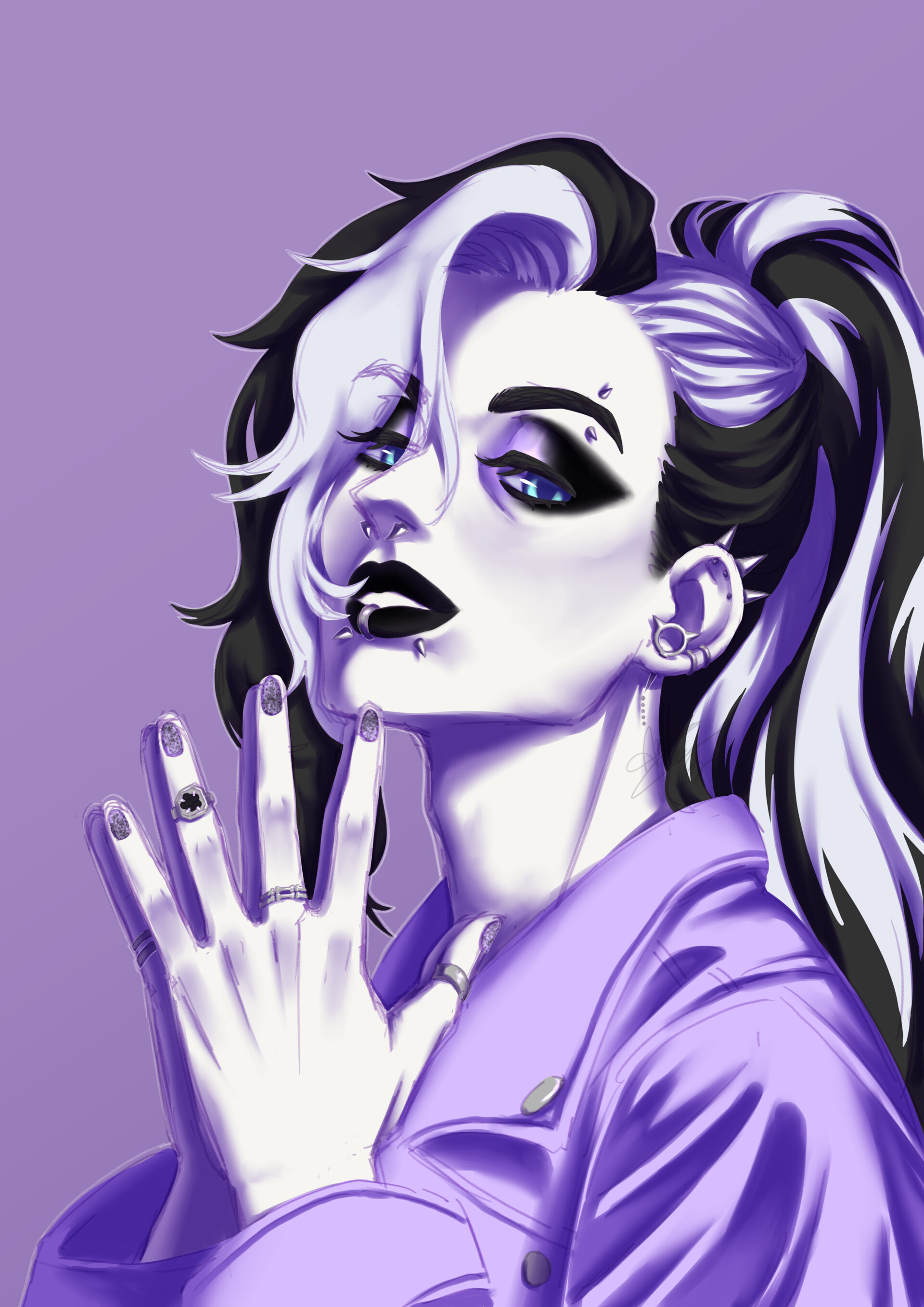 ArtStation - Colored sketch fanart - 2024