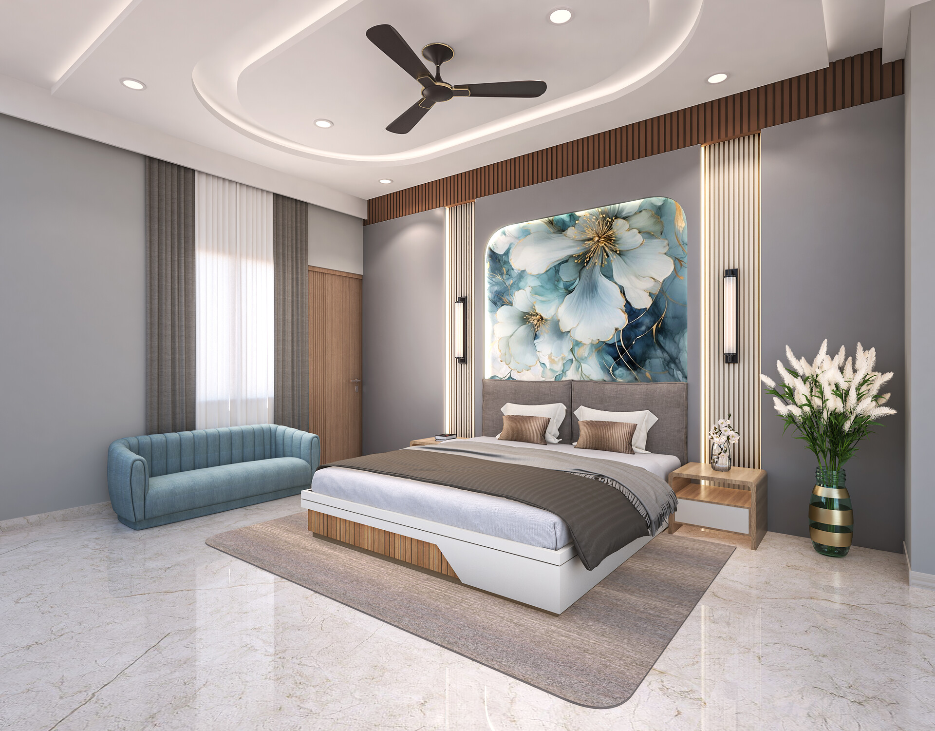 ArtStation - Master bedroom design