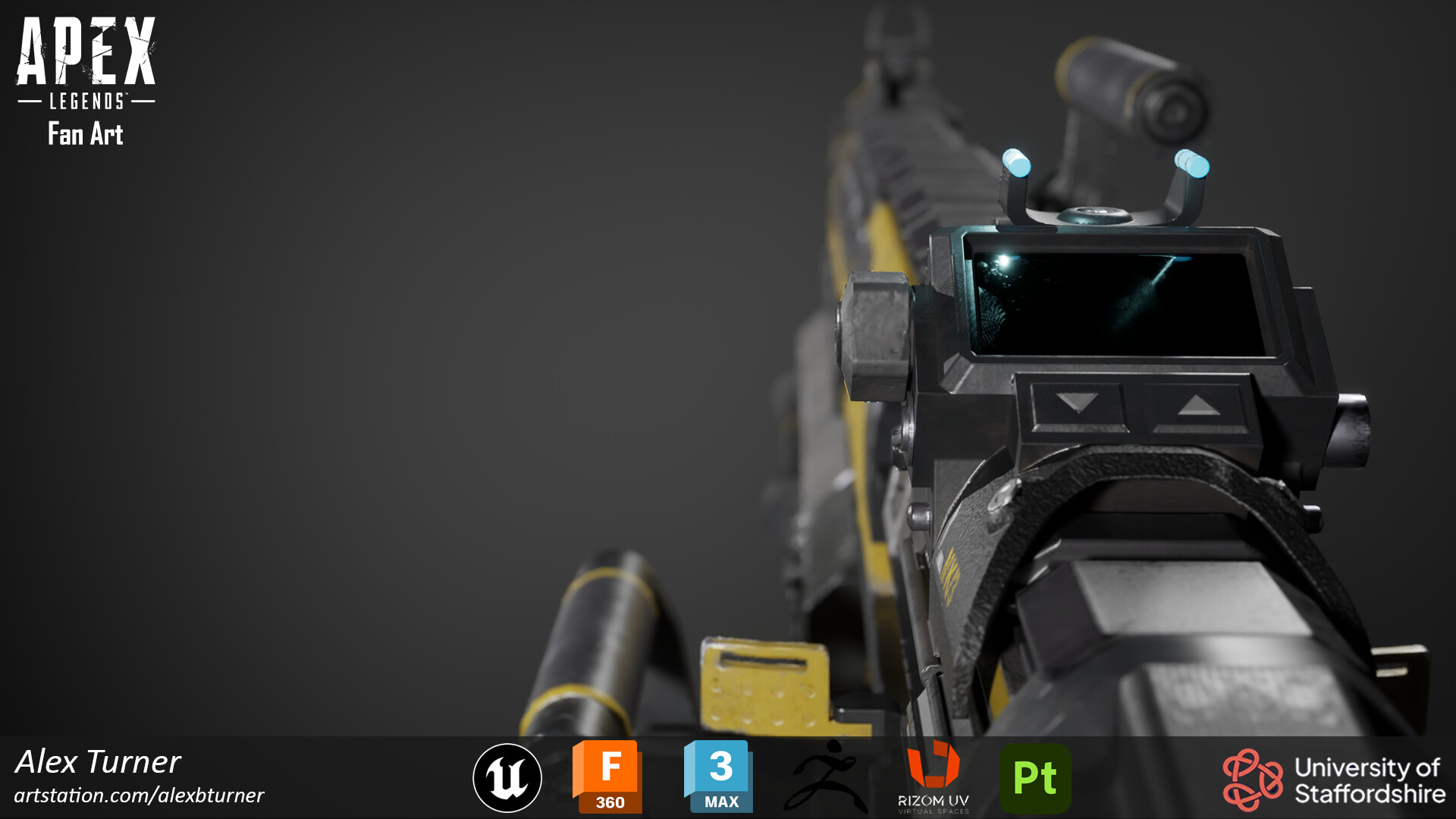 Alex Turner - Apex Legends - Devotion LMG Fan Art
