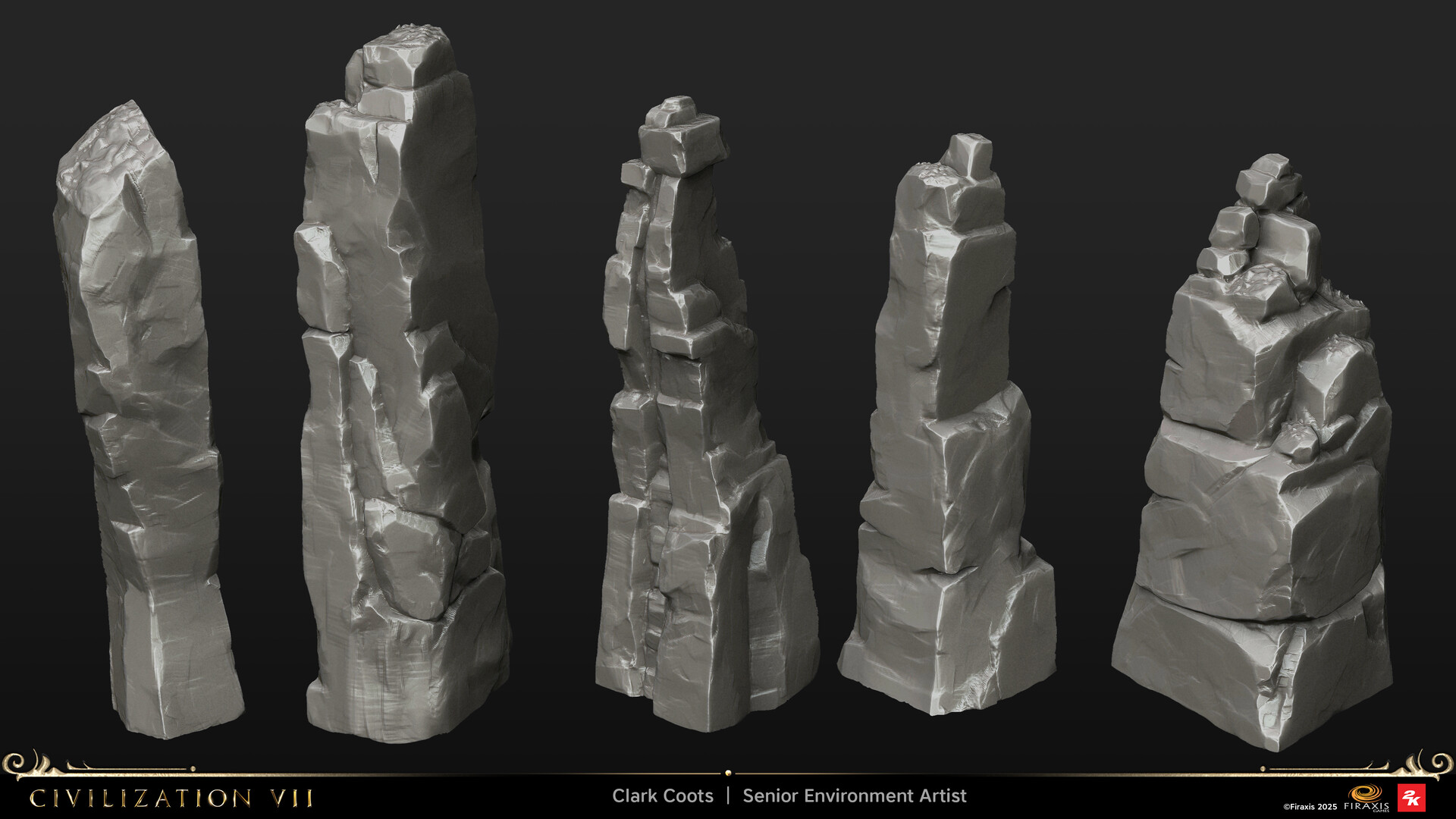Clark Coots - Civilization 7 Terrain Assets