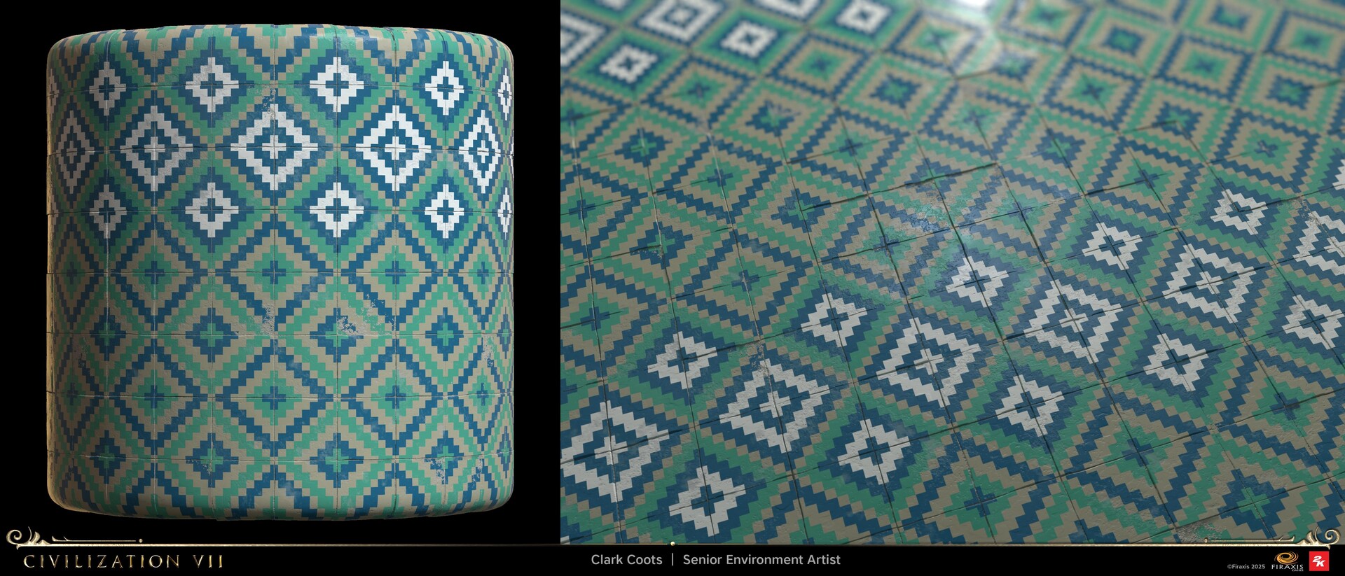 Clark Coots - Civilization 7 Trim Sheet and Pattern Materials 1