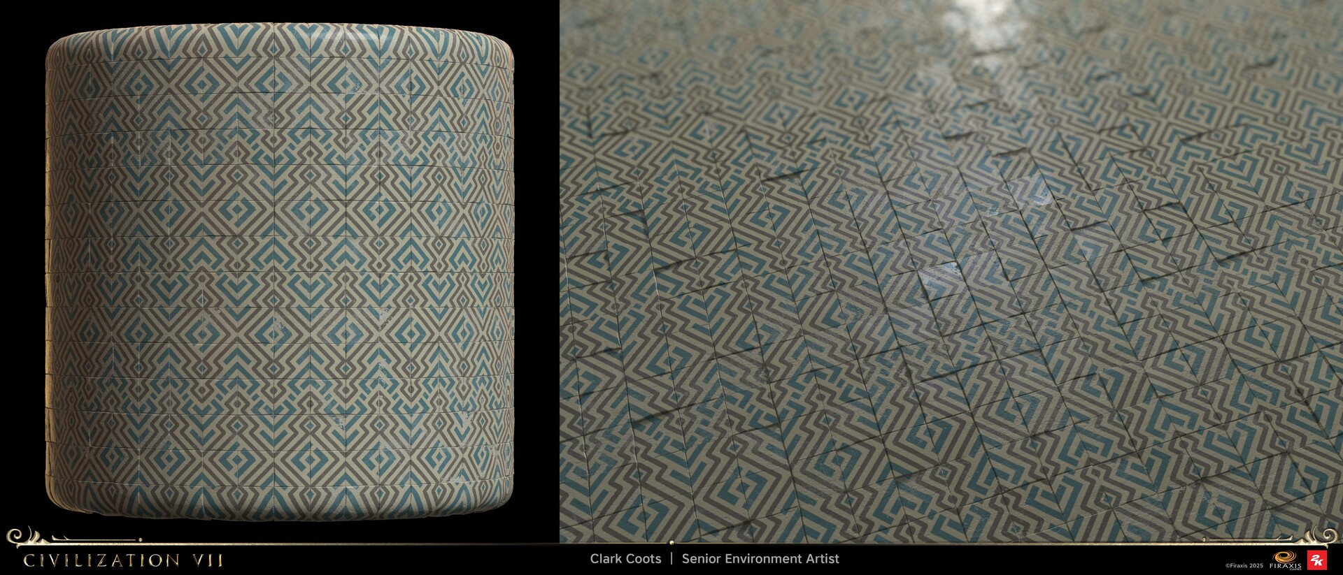 Clark Coots - Civilization 7 Trim Sheet and Pattern Materials 1