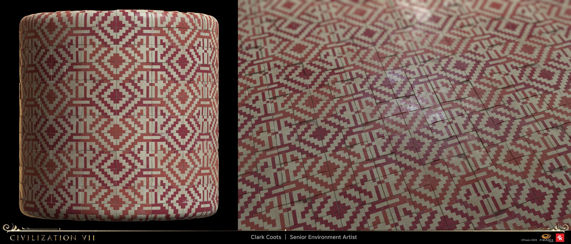 Clark Coots - Civilization 7 Trim Sheet and Pattern Materials 1