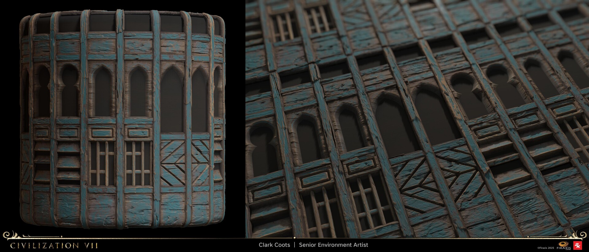 Clark Coots - Civilization 7 Trim Sheet and Pattern Materials 1