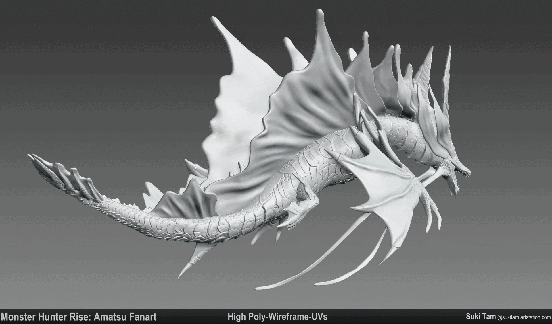 Suki Tam - Monster Hunter Rise: Amatsu Fan Art