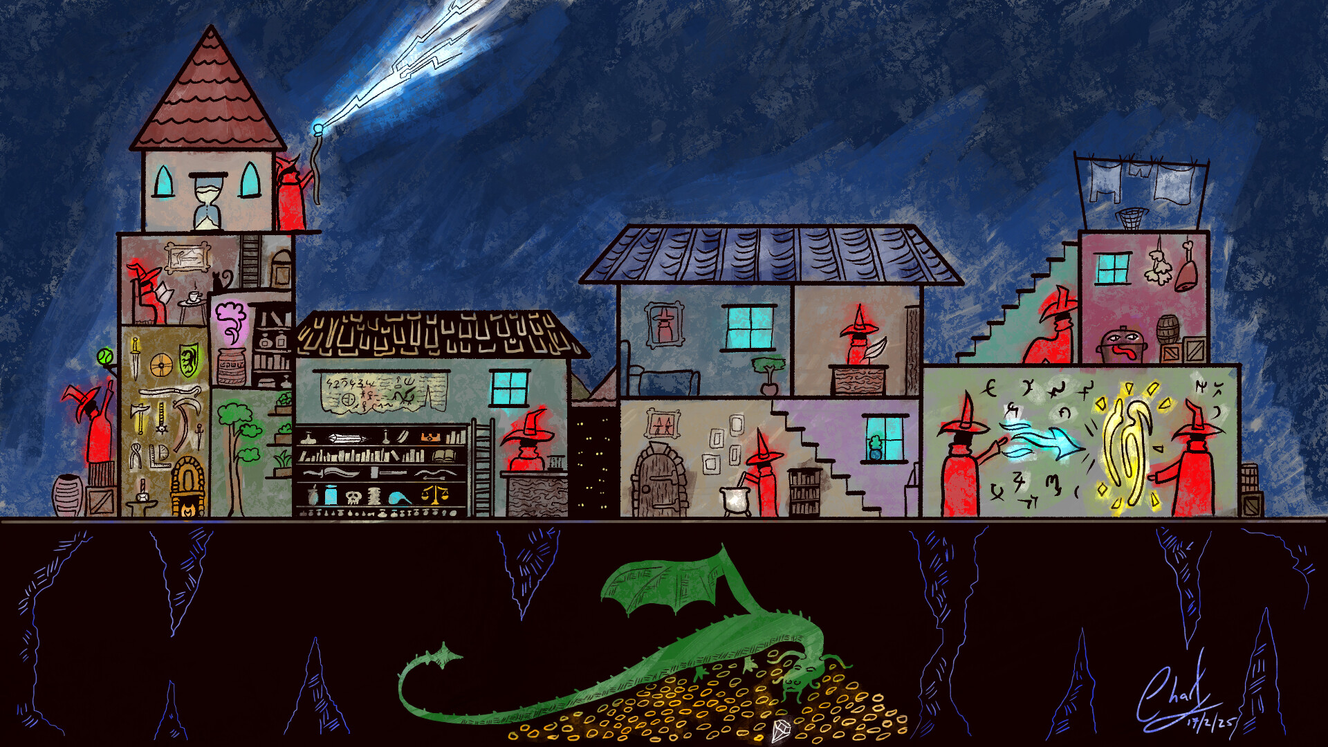 ArtStation - Wizard Town