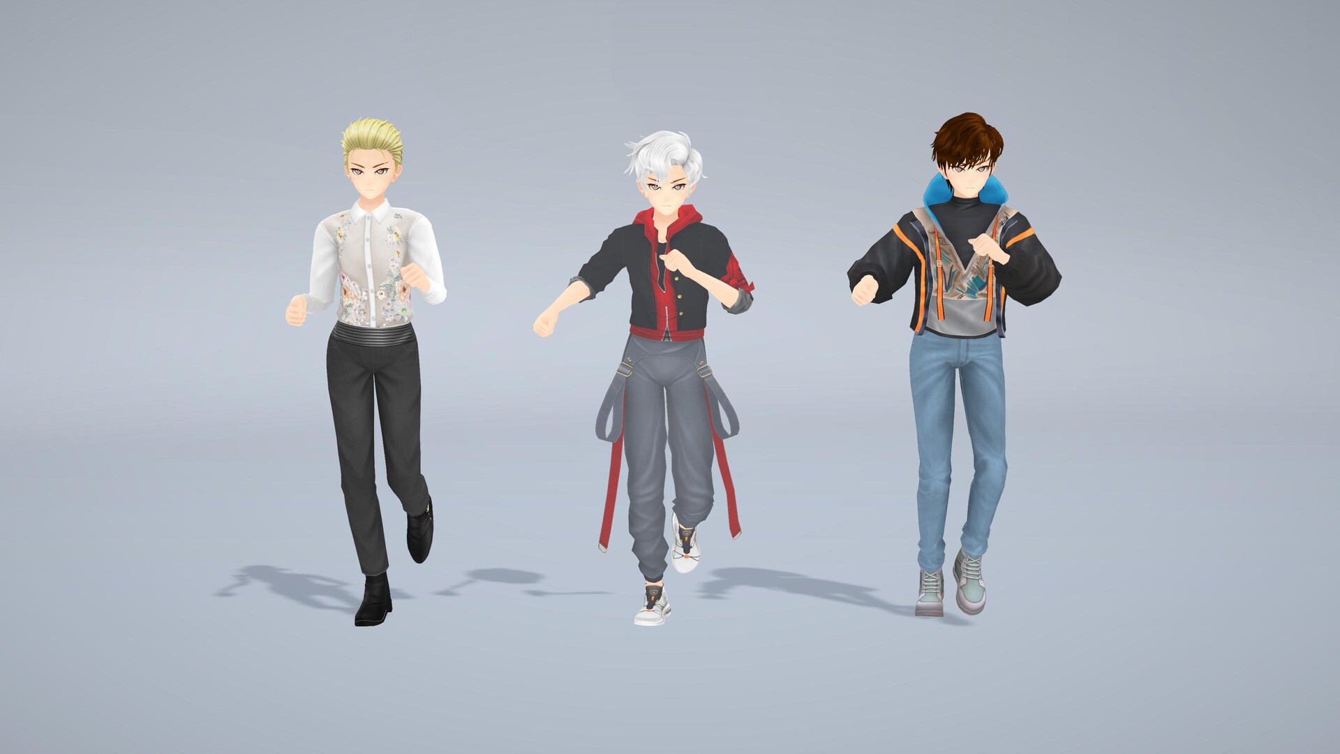 Kameworks - Anime Male Dancer - Pack 5(3 outfits)