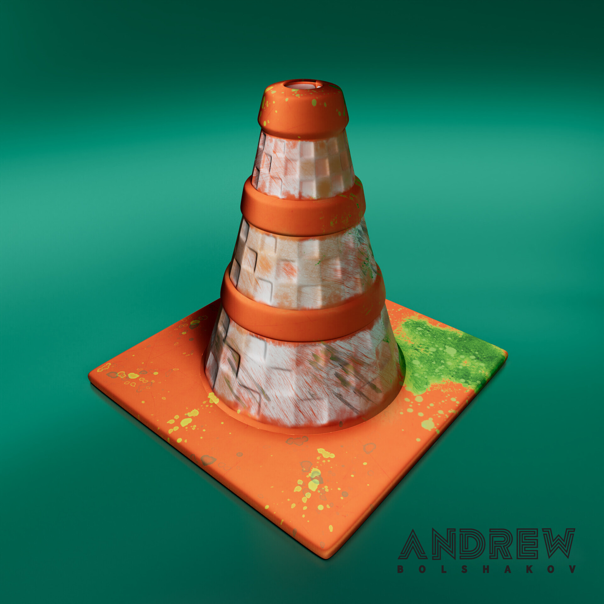 ArtStation - Traffic cone
