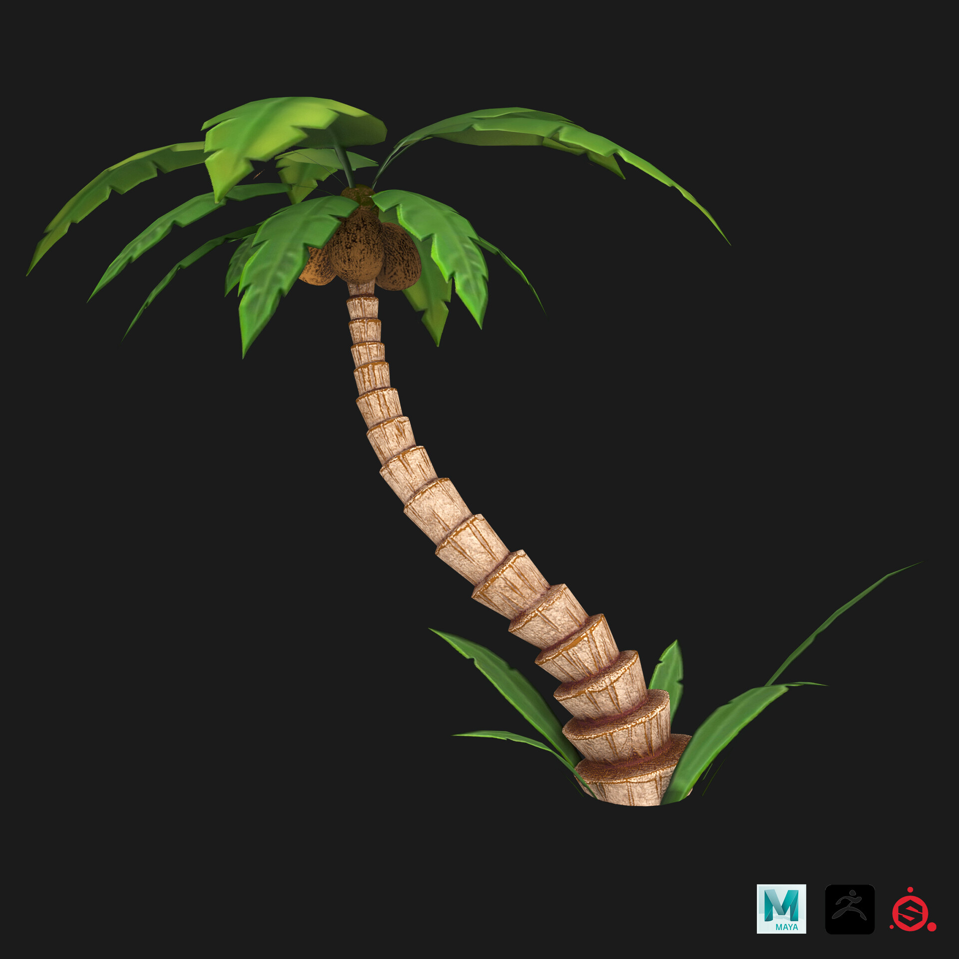 ArtStation - Palm Tree